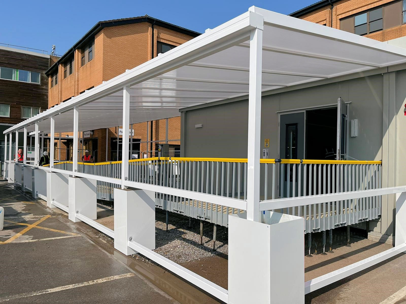 Musgrove Park Hospital Canopy Completion - Able Canopies