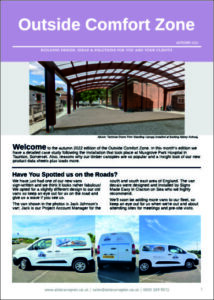 Architect Newsletter: Outside Comfort Zone (August 2022) - Able Canopies