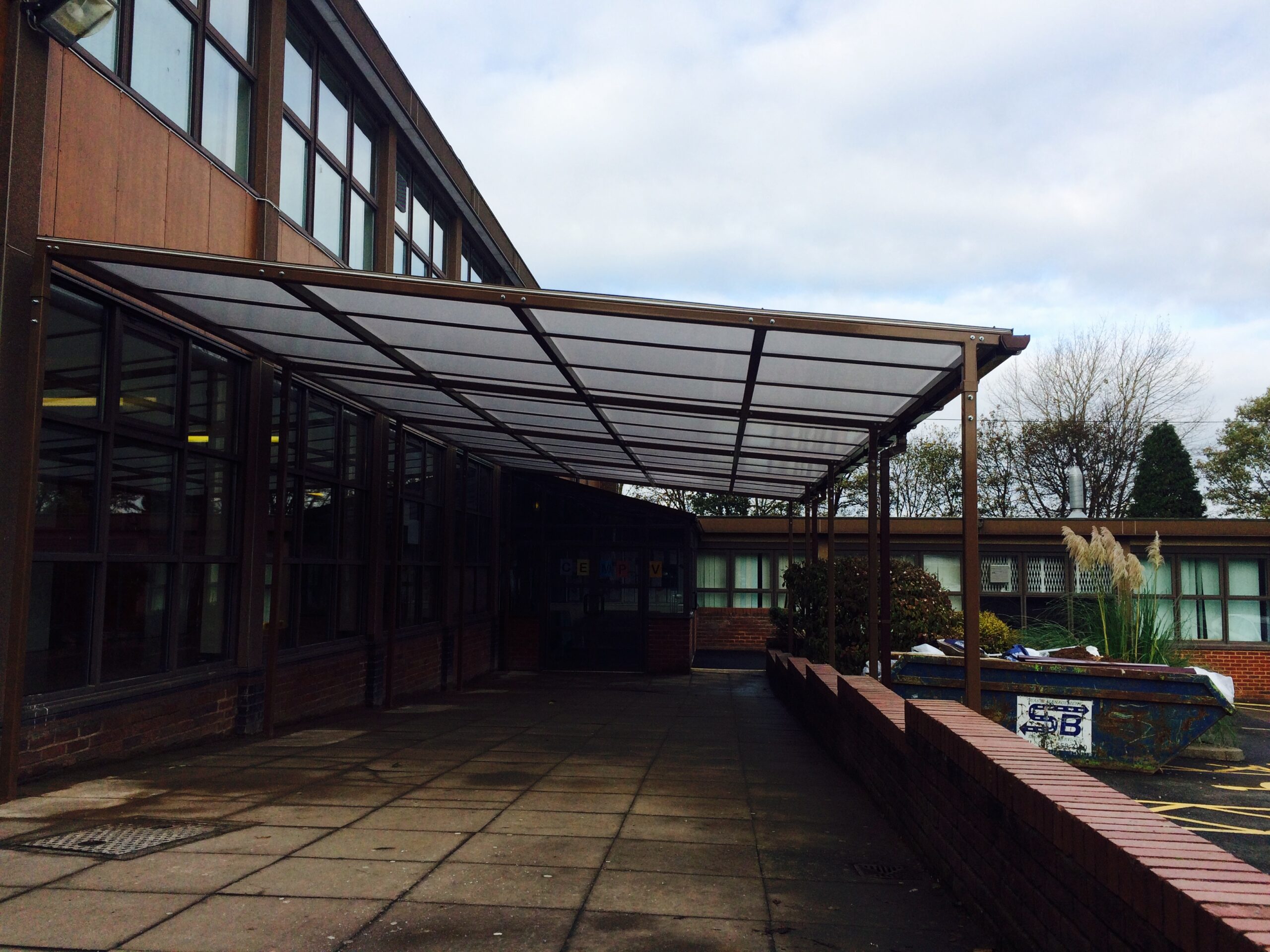 Perryfields High School, West Midlands - Able Canopies Ltd.
