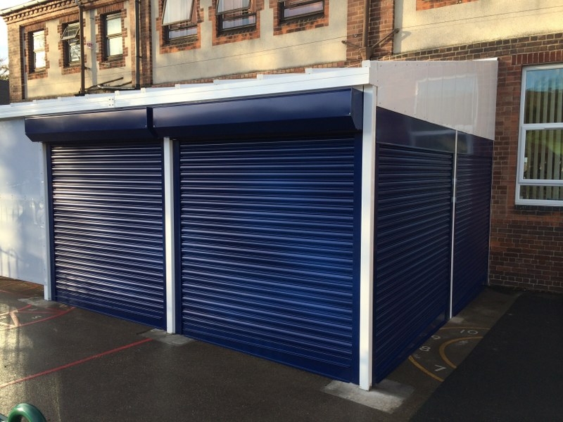 Secure Roller Shutters for Canopies - Able Canopies Ltd.