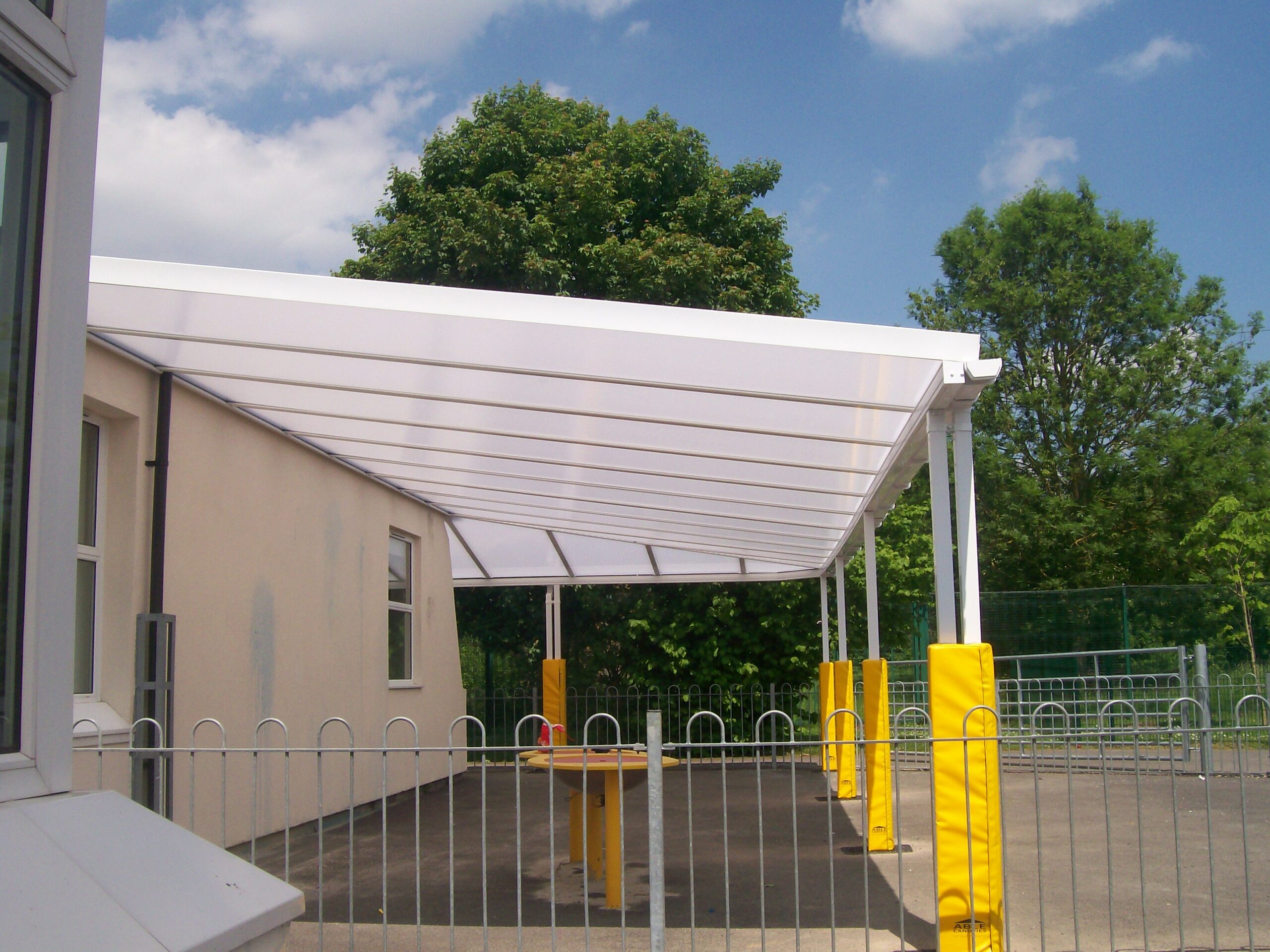 The Chalet School, Swindon - 2nd Wall Mounted Canopy - Able Canopies