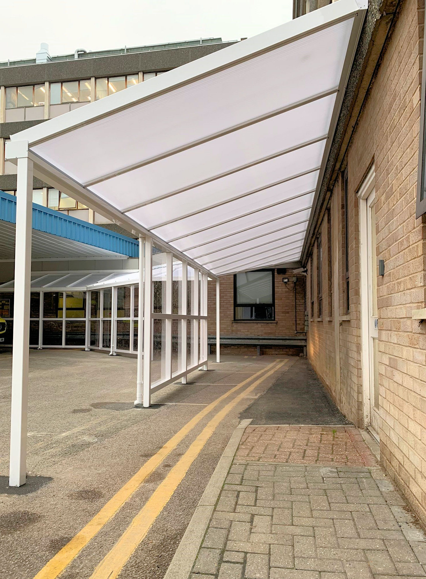 Addenbrooke’s Hospital, Cambridgeshire Case Study | Hospital Canopies