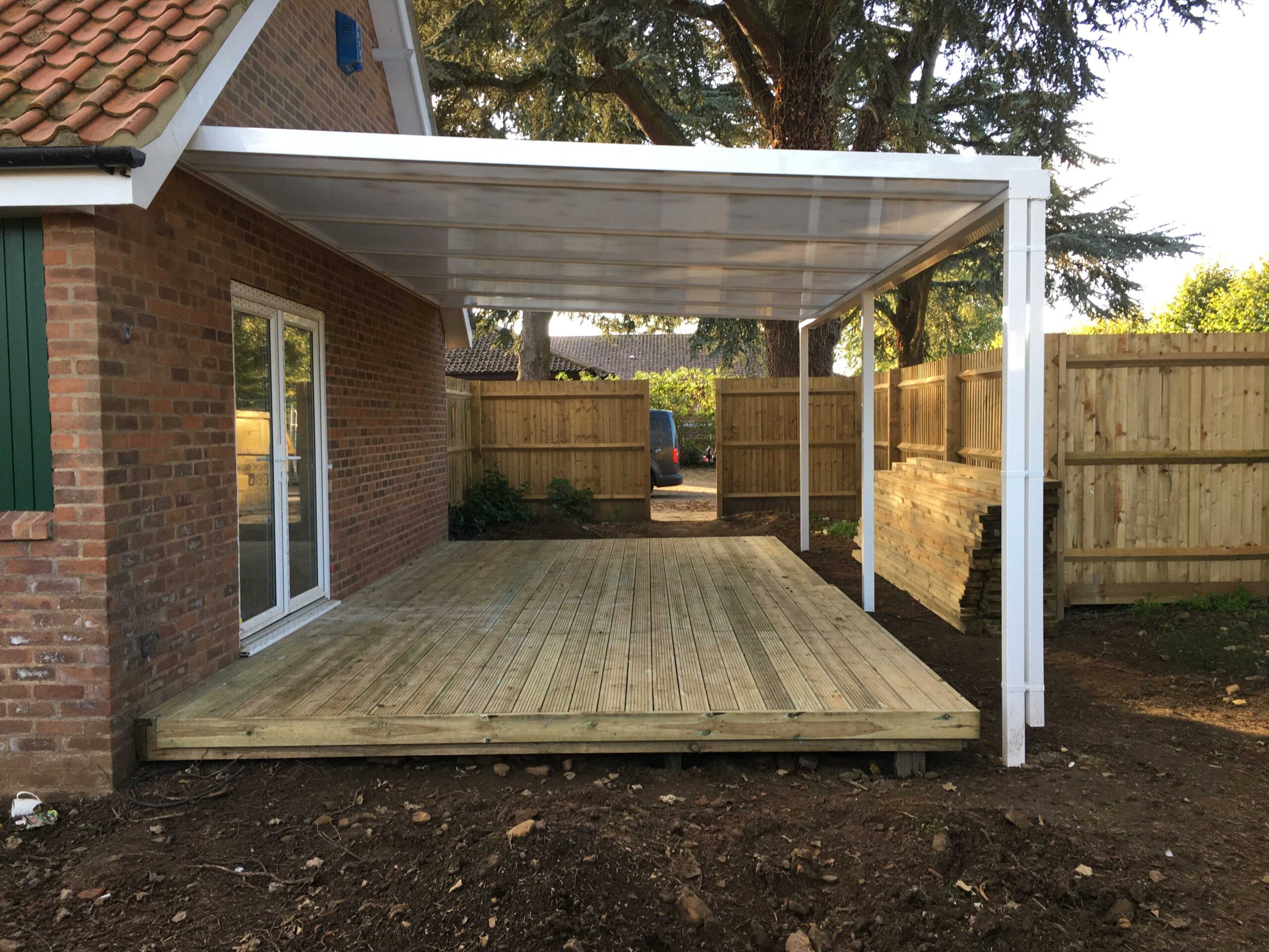 Brixworth Day Nursery, Wall Mounted Canopies Install - Able Canopies Ltd