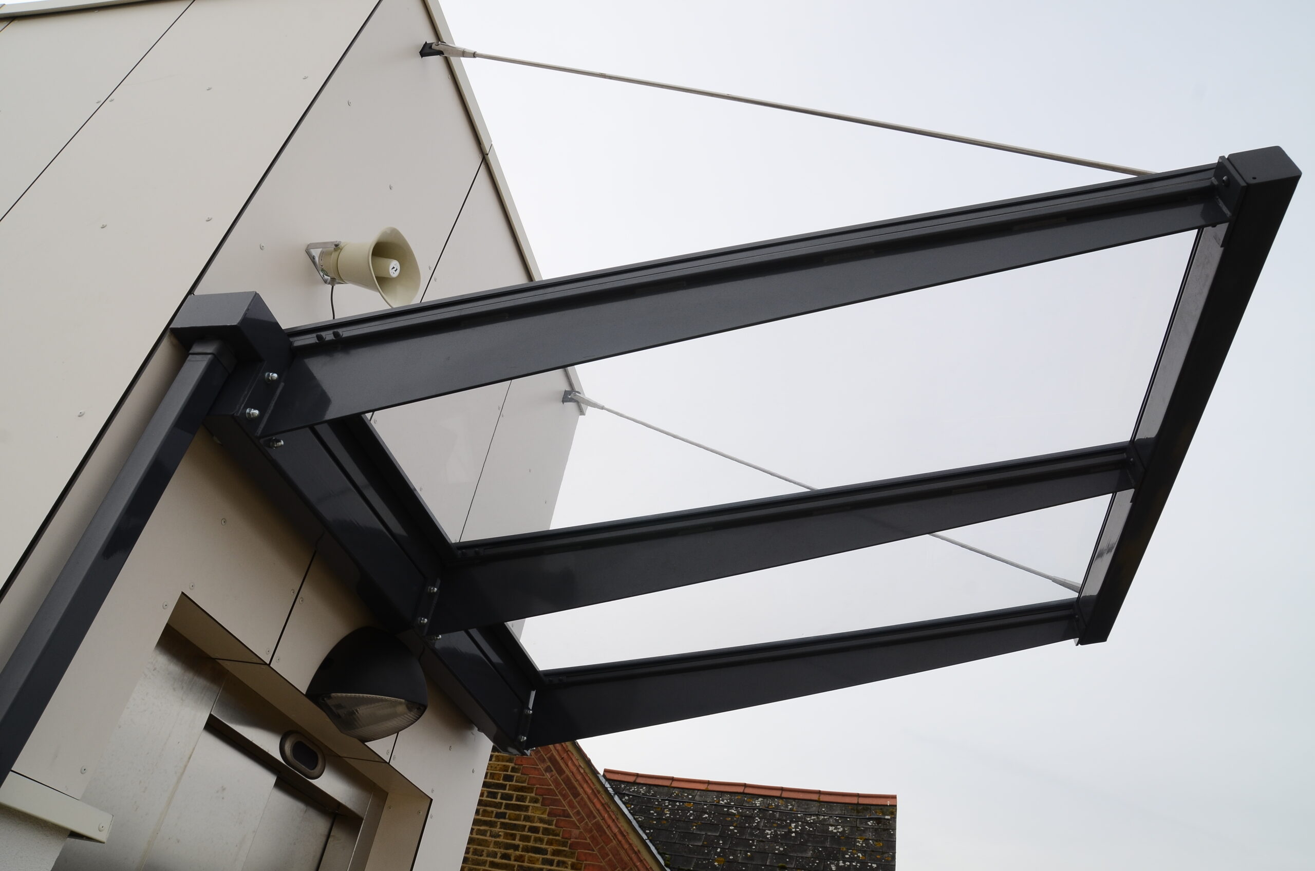 Oakland's Secondary School, Bethnal Green - 2nd Entrance Canopy - Able ...