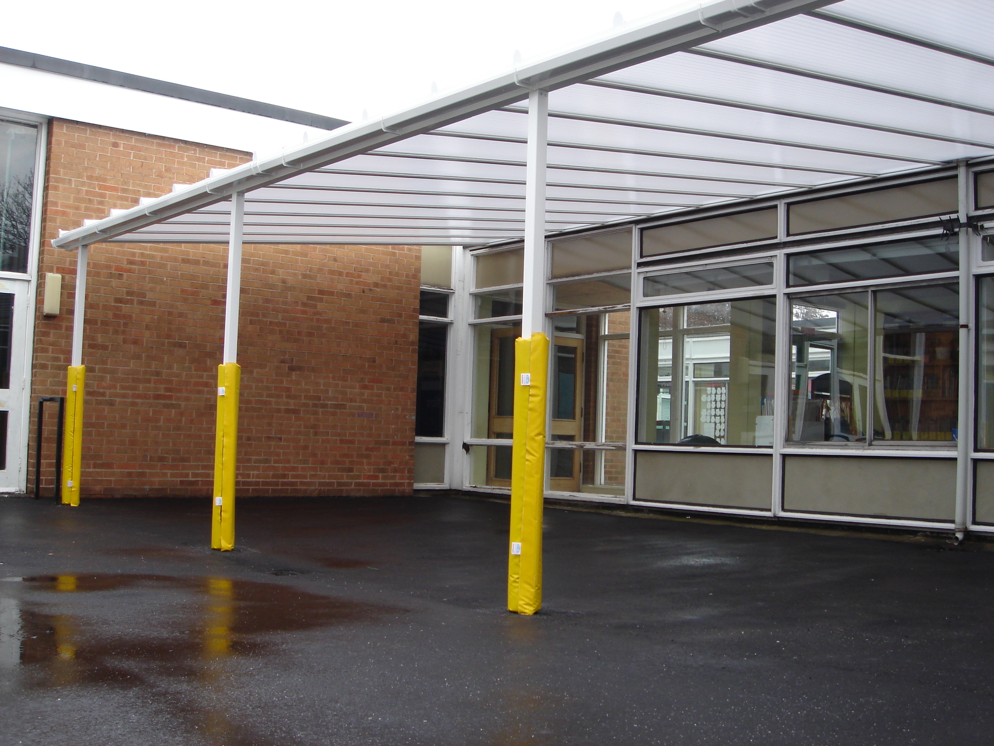 Mellor Community Primary School, Leicester - Wall Mounted Canopy - Able ...