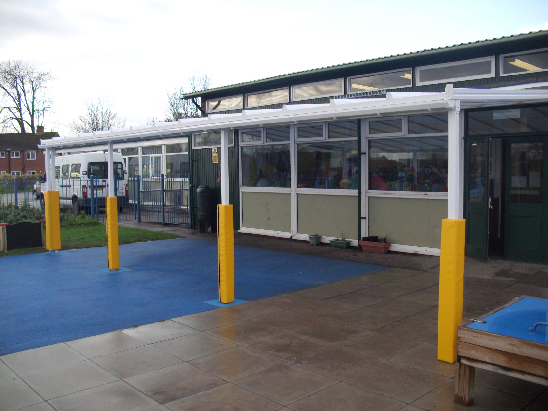 Dean Road Family Centre - Wall Mounted Canopy - Able Canopies