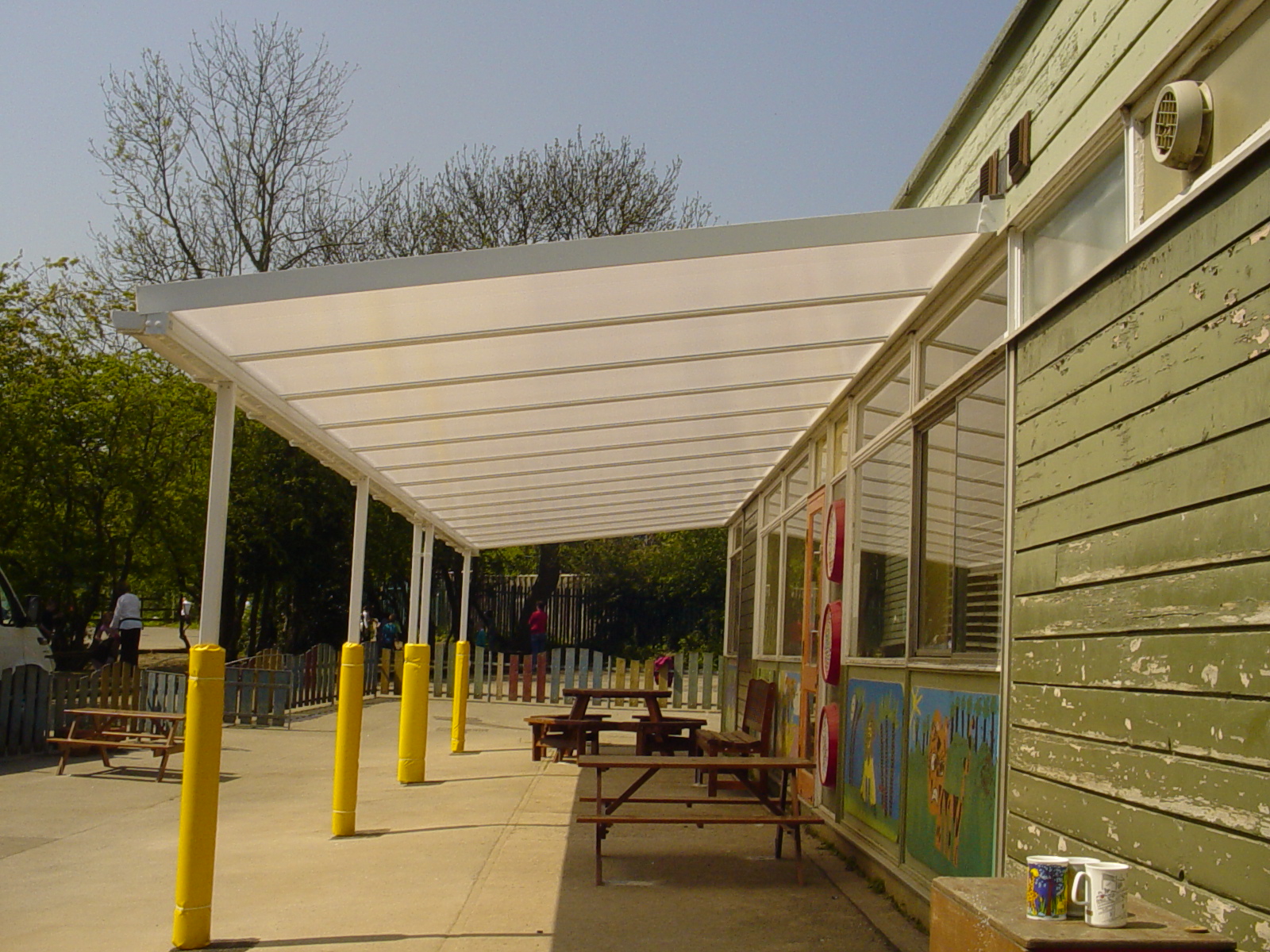 Dobcroft Infant School, First Installation - Able Canopies