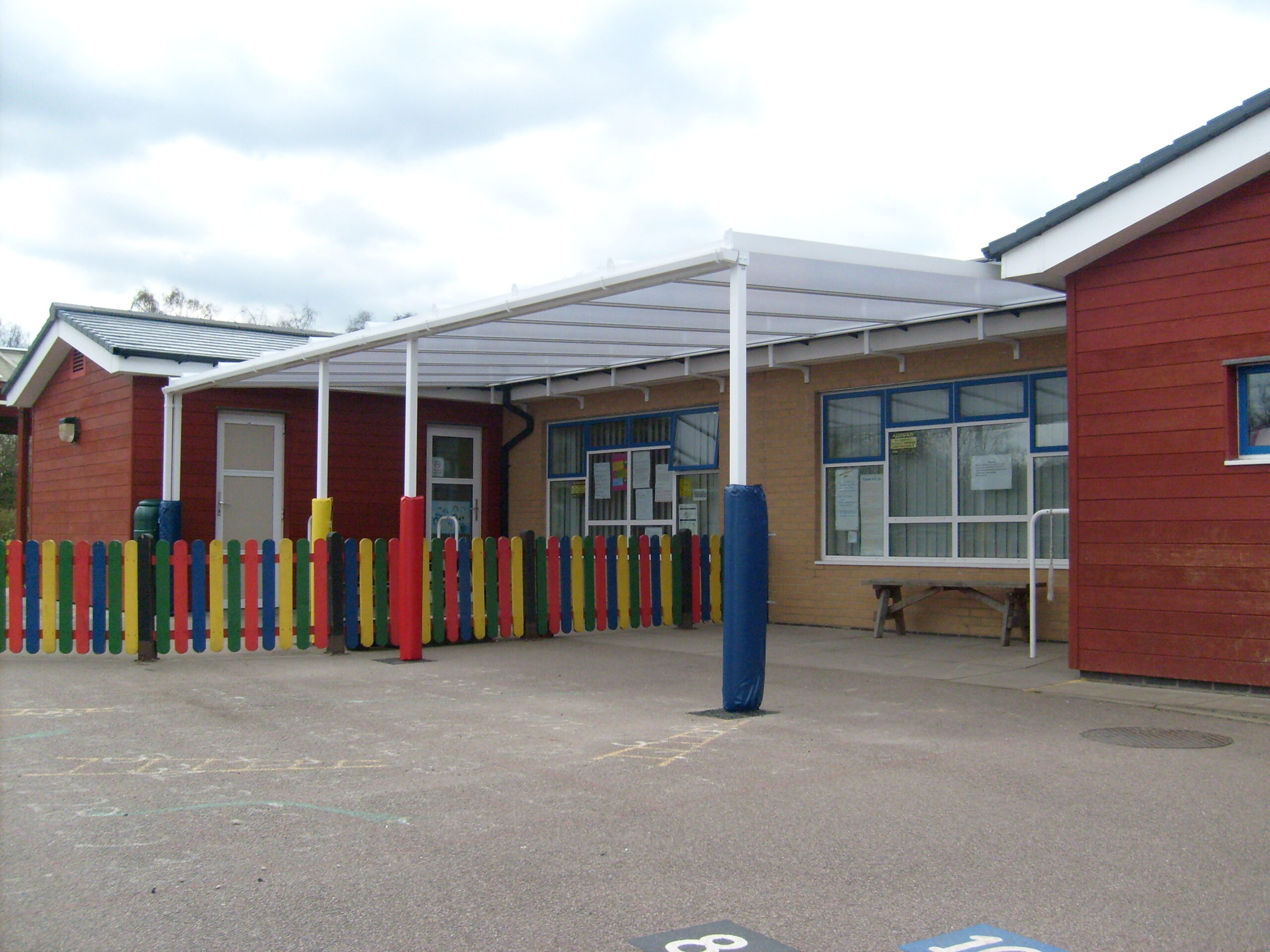 Harvey Road Primary School - Wall Mounted Canopy - Rickmansworth