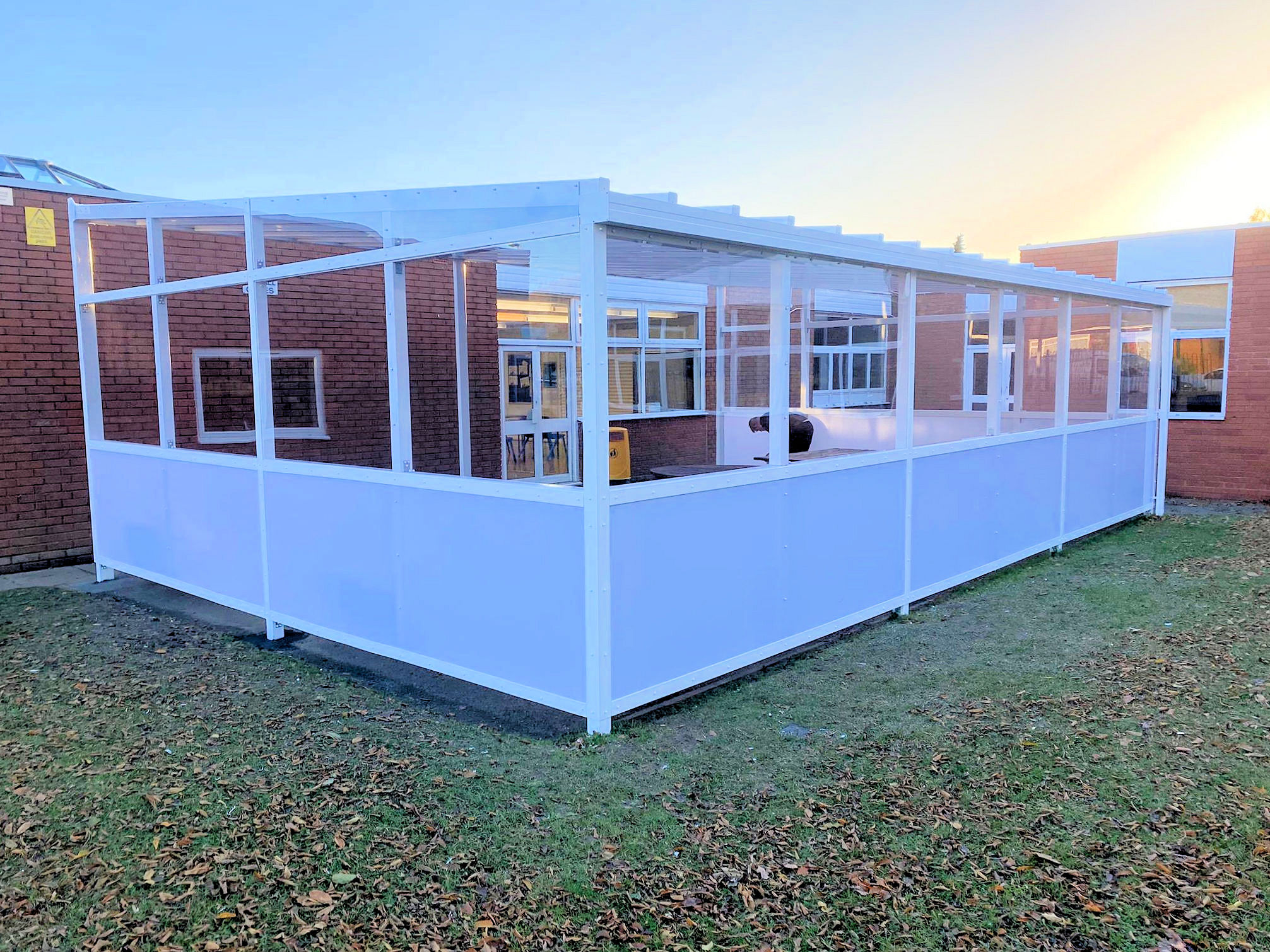 Manshead CE Academy | School Canopies | Second Free Standing Canopy ...