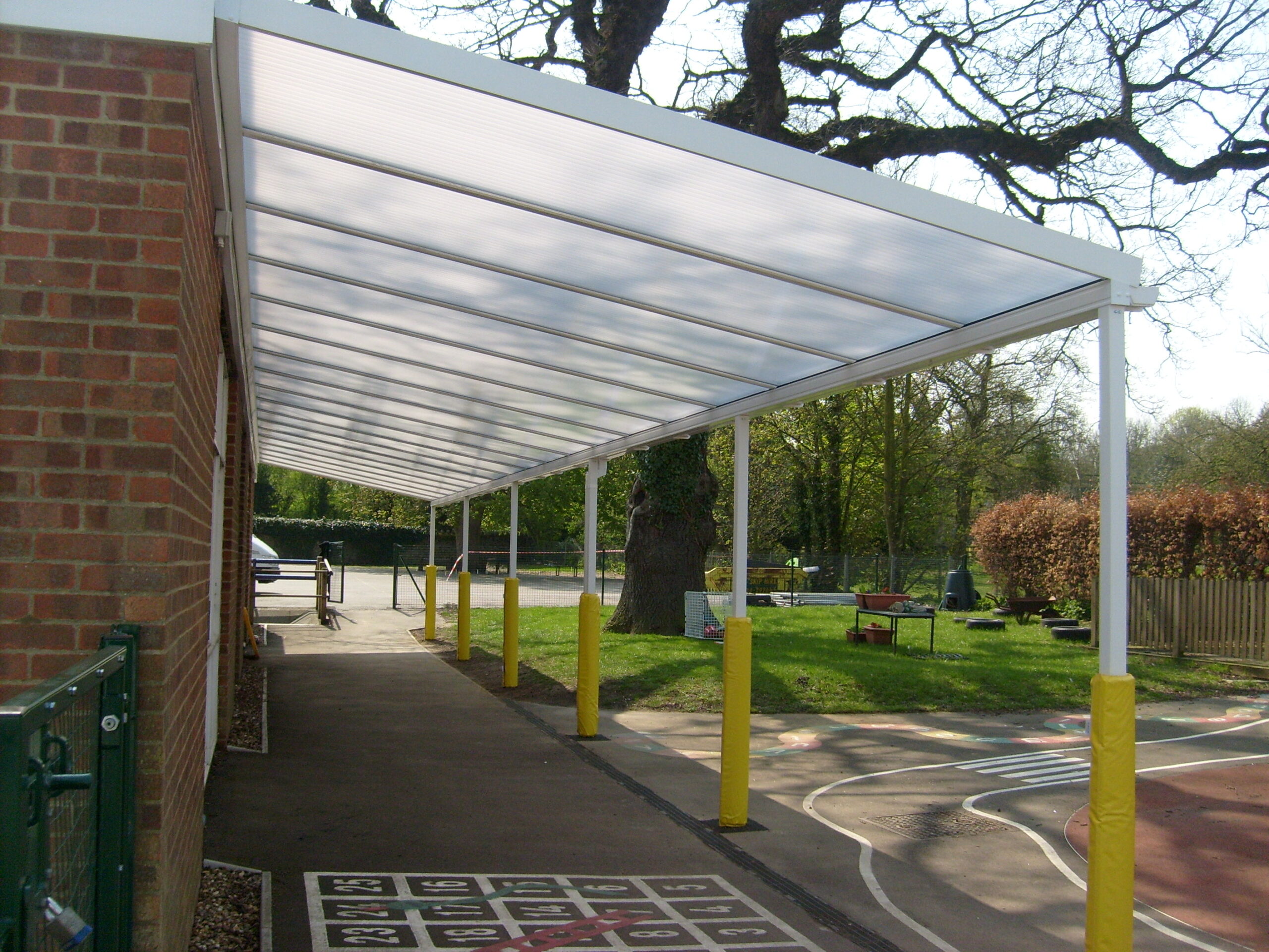More Park RC Primary School - Wall Mounted Canopy - Able Canopies