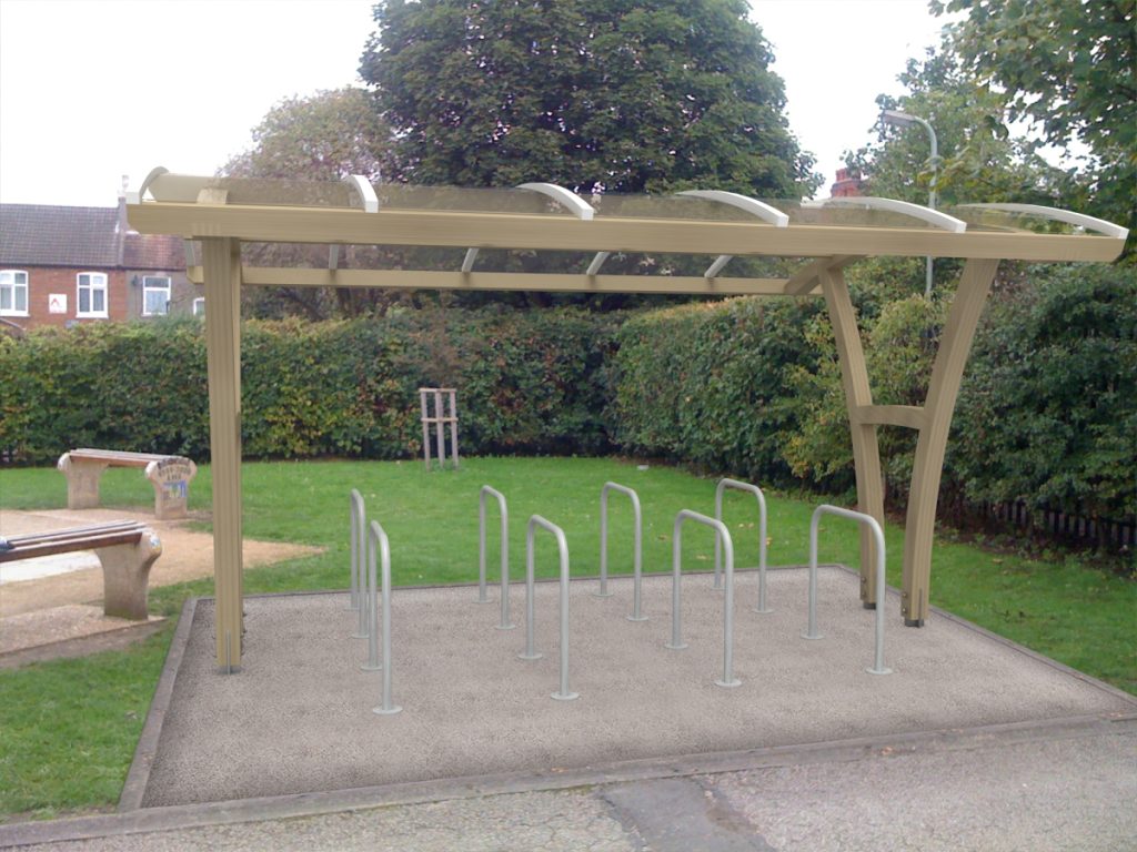 Pembroke Timber Cycle Shelter | Bike Canopy