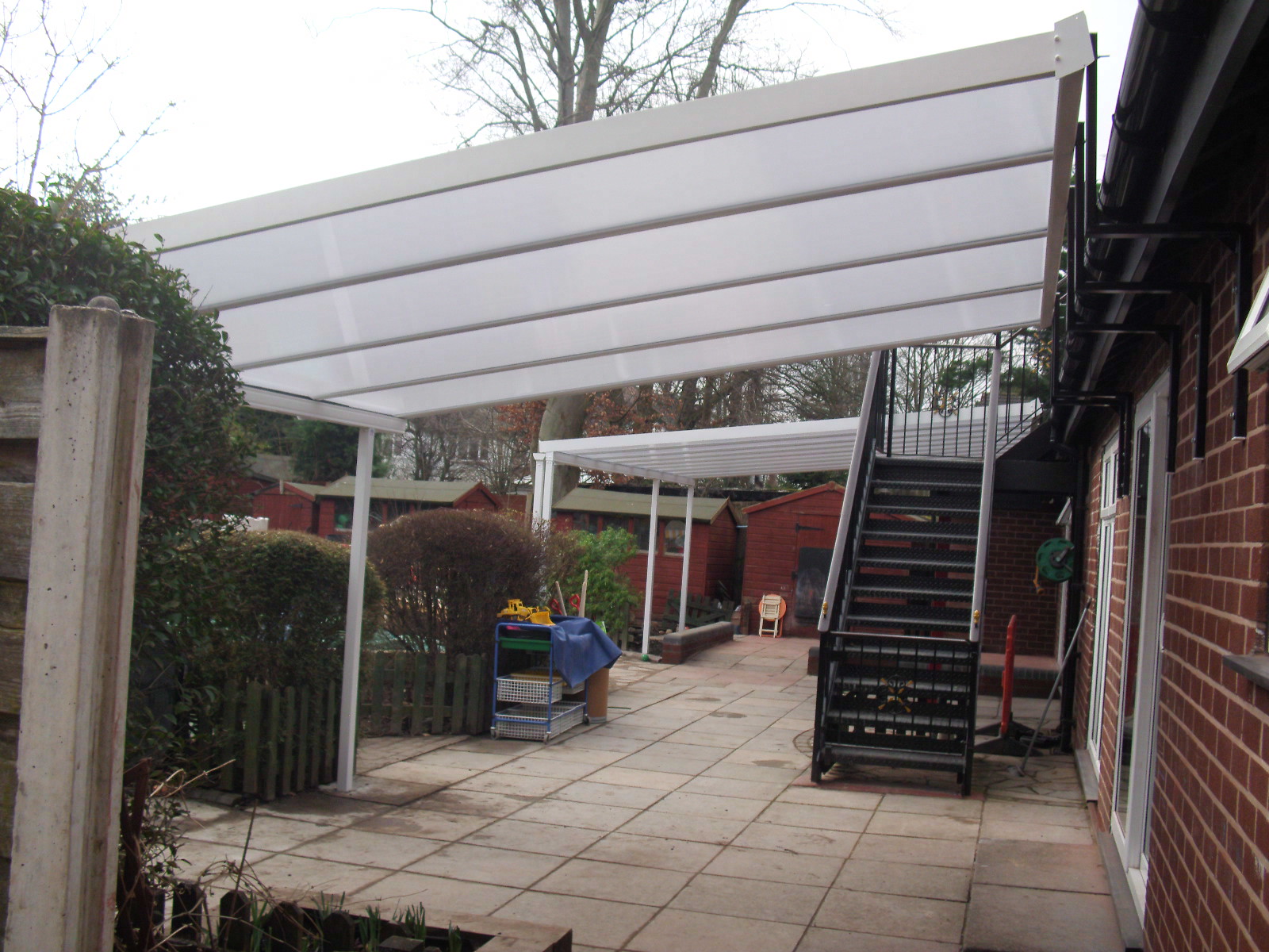 Ruperts Day Nursery, Manchester - Wall Mounted Canopy - Able Canopies