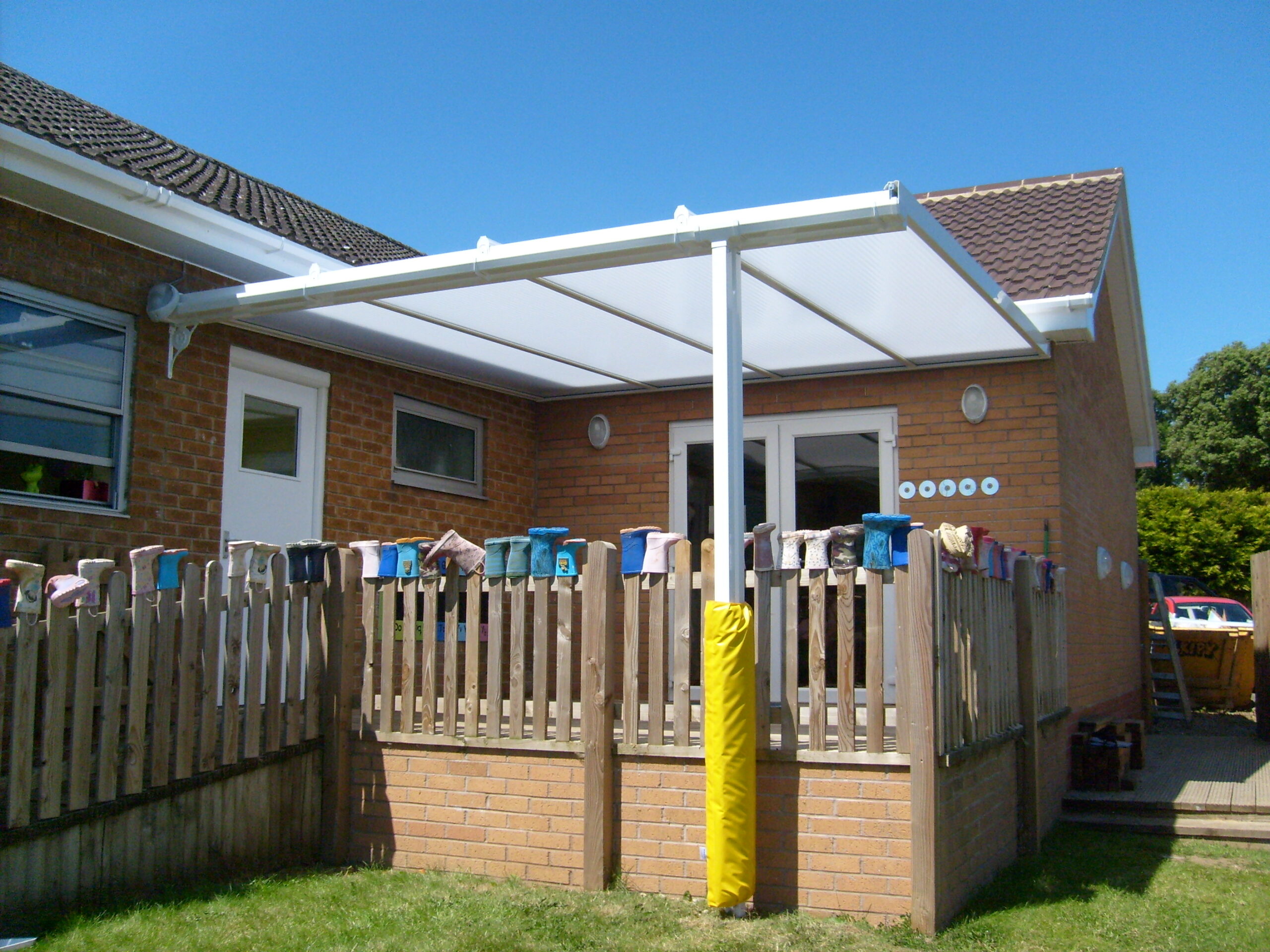Flore Day Nursery, Wall Mounted Canopy - Able Canopies