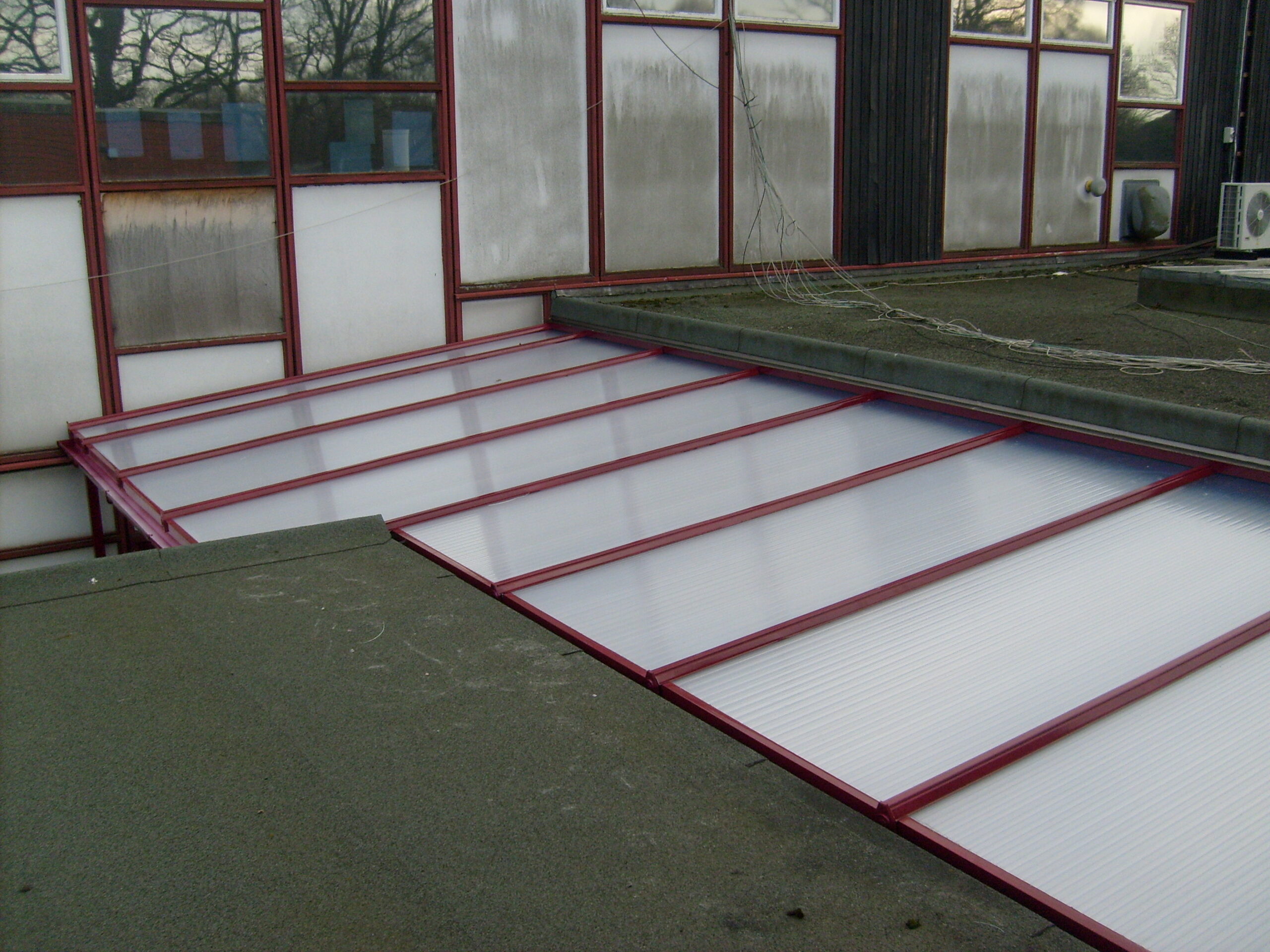 Seevic College, Essex - Wall Mounted Canopy - Able Canopies