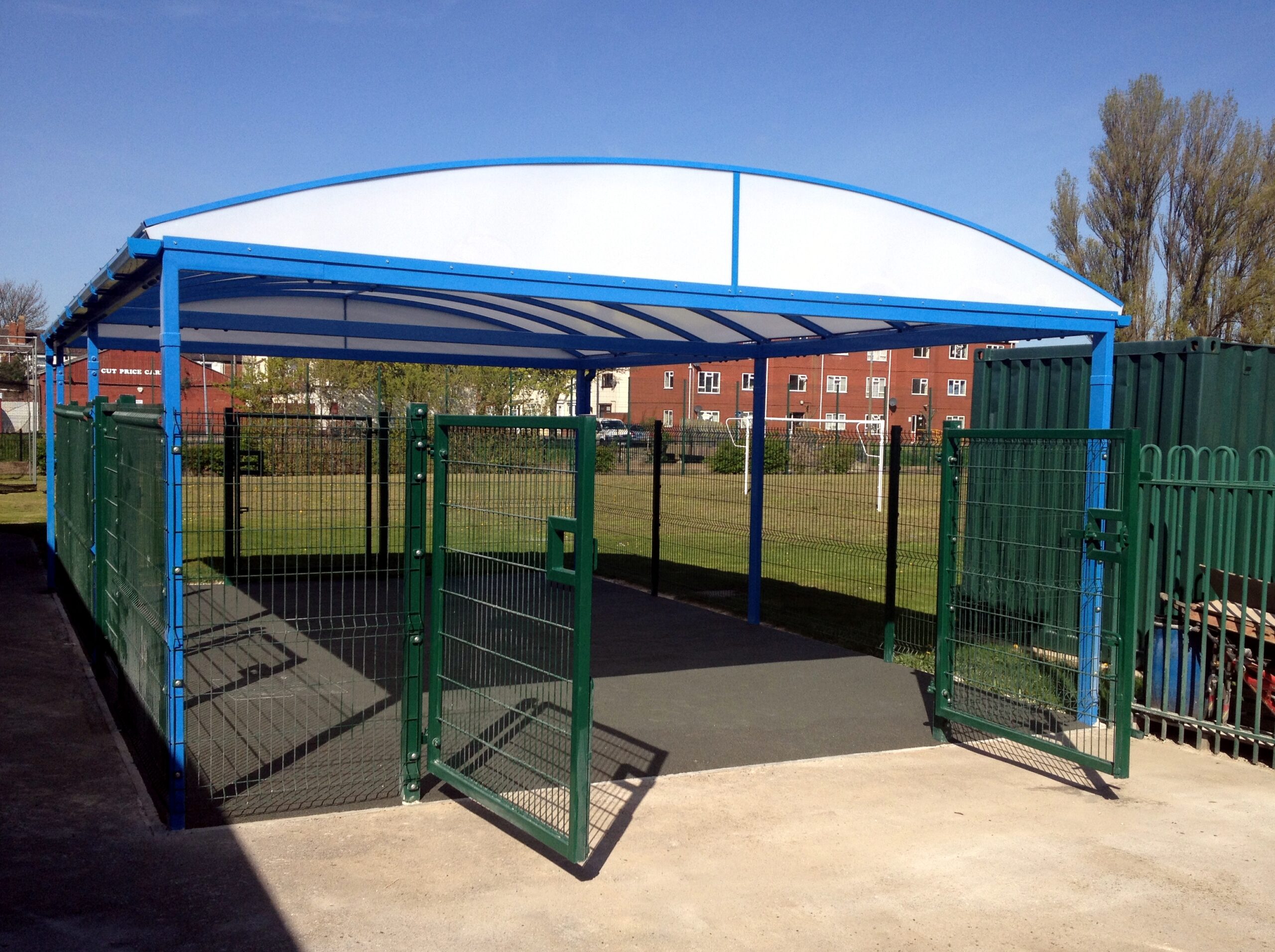 Sincil Sports College, Lincoln - Free Standing Canopy - Able Canopies Ltd