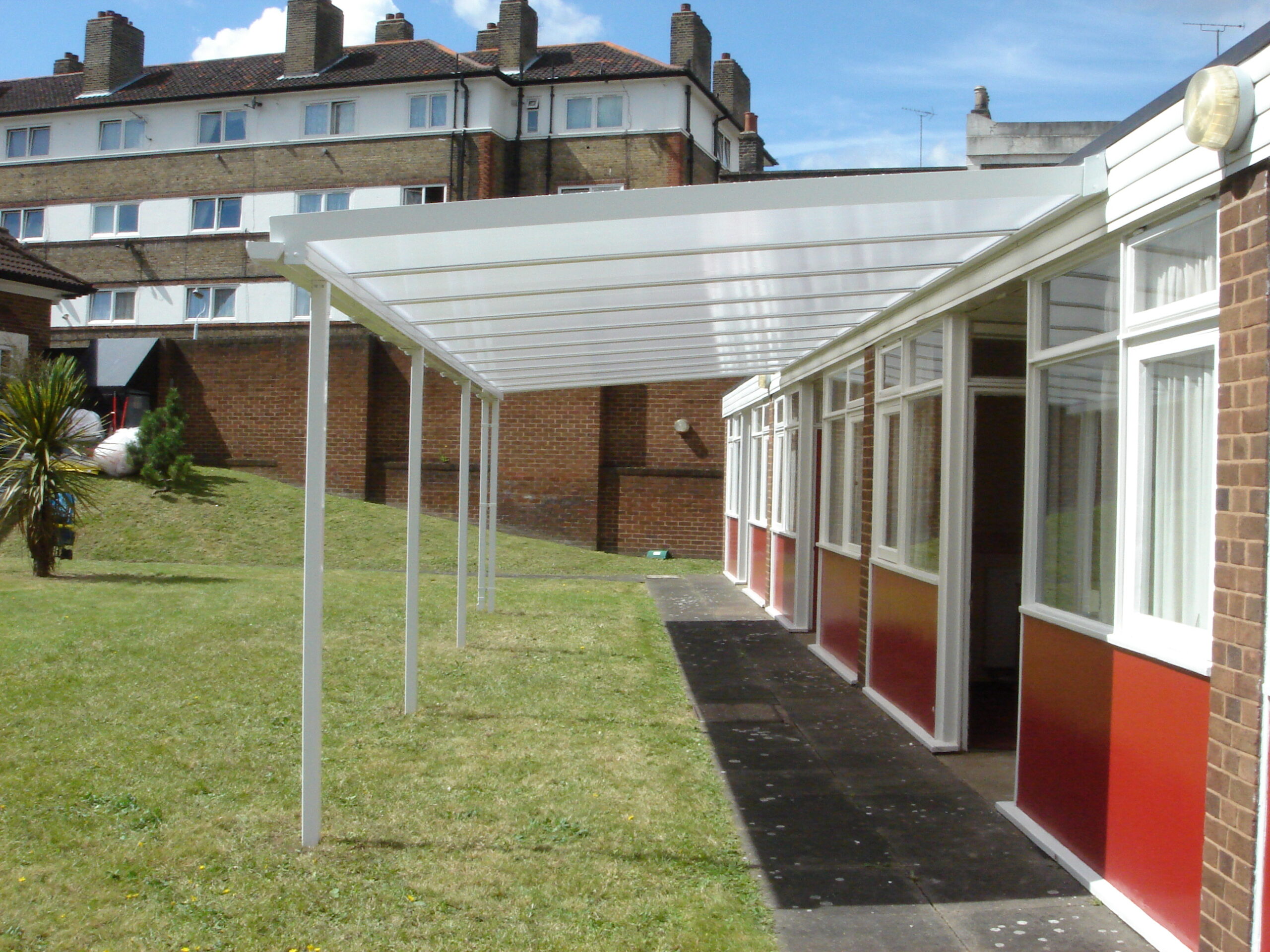 Southwark Council - Wall Mounted Canopy- London - Able Canopies