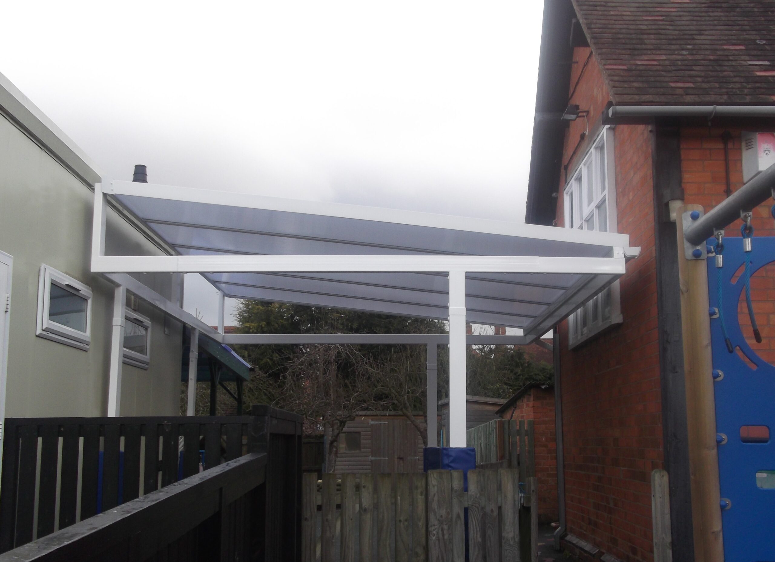 St Andrew's CE Primary School, Stratford-upon-Avon - Free Standing Canopy - Able Canopies