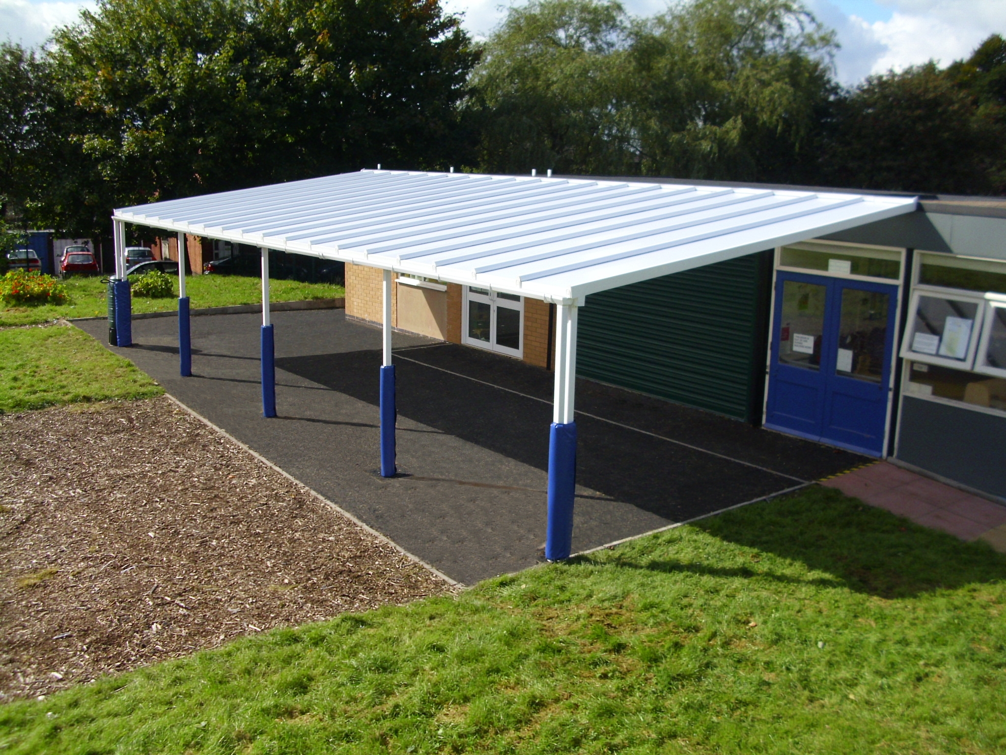 St Gabriel's RC Primary School, Rochdale - Wall Mounted Canopy - Able ...