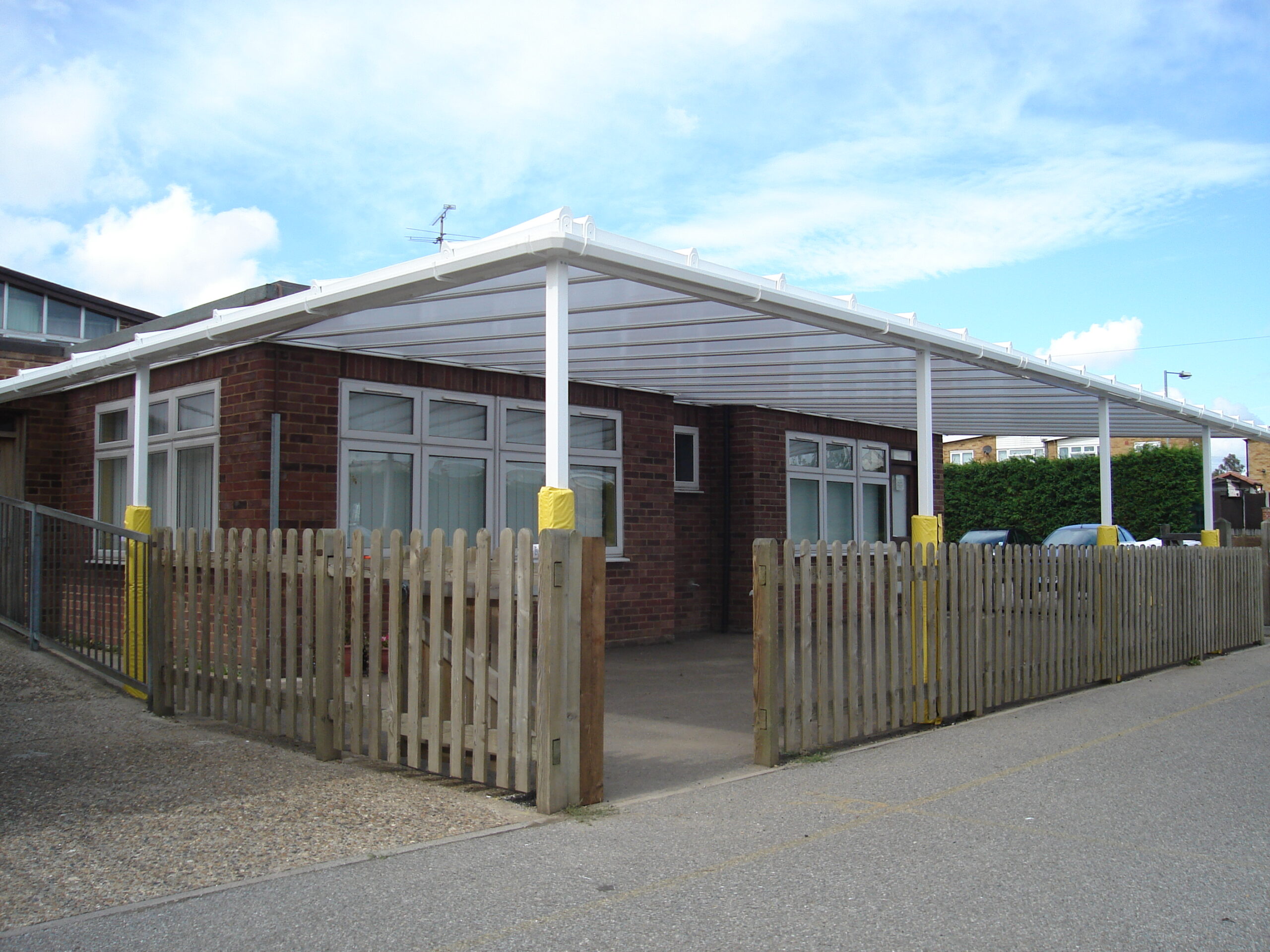 St Joseph's Primary School - Wall Mounted canopy - Stanford Le Hope