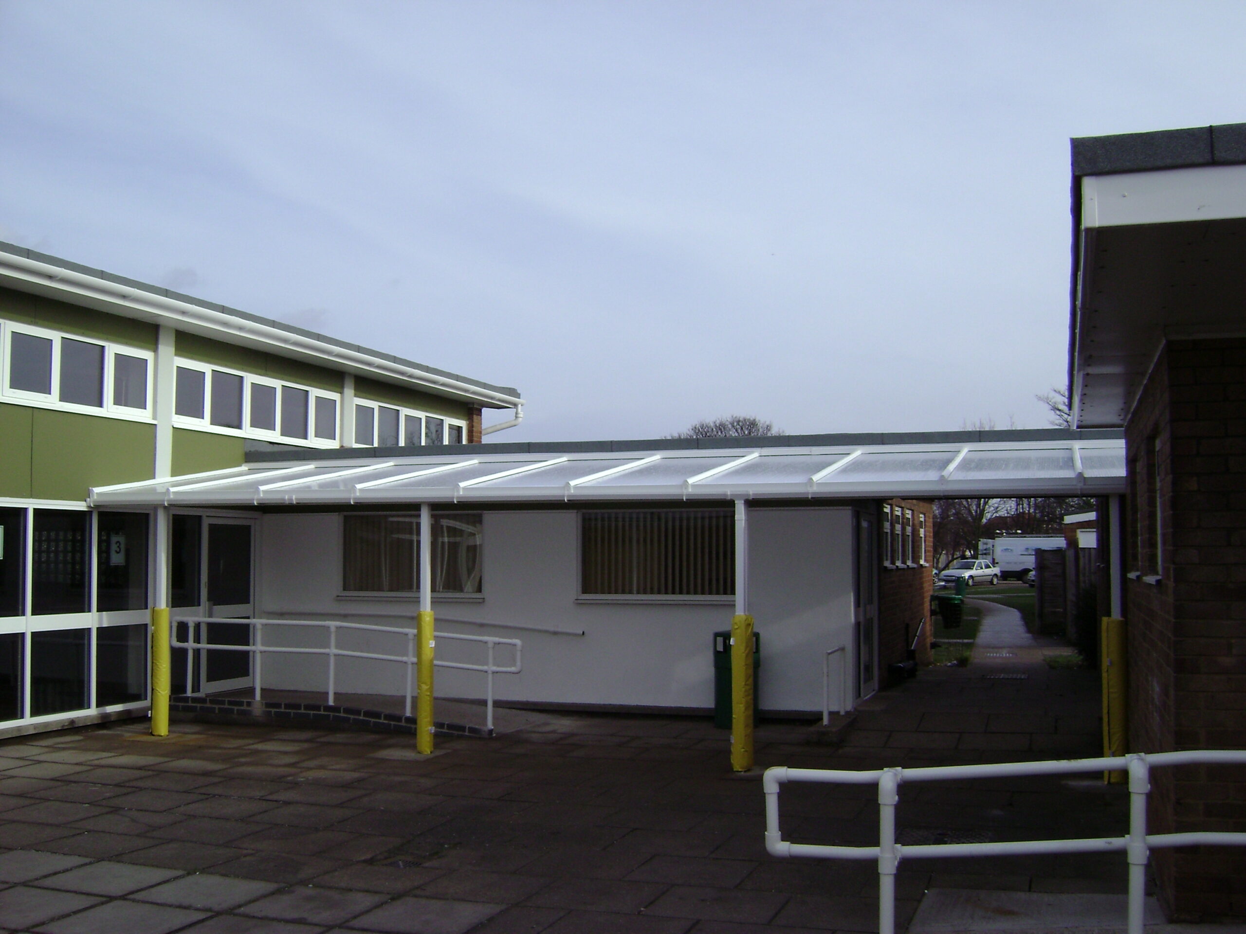 St Joseph's RC Primary School, Canvey Island - Wall Mounted Canopy ...