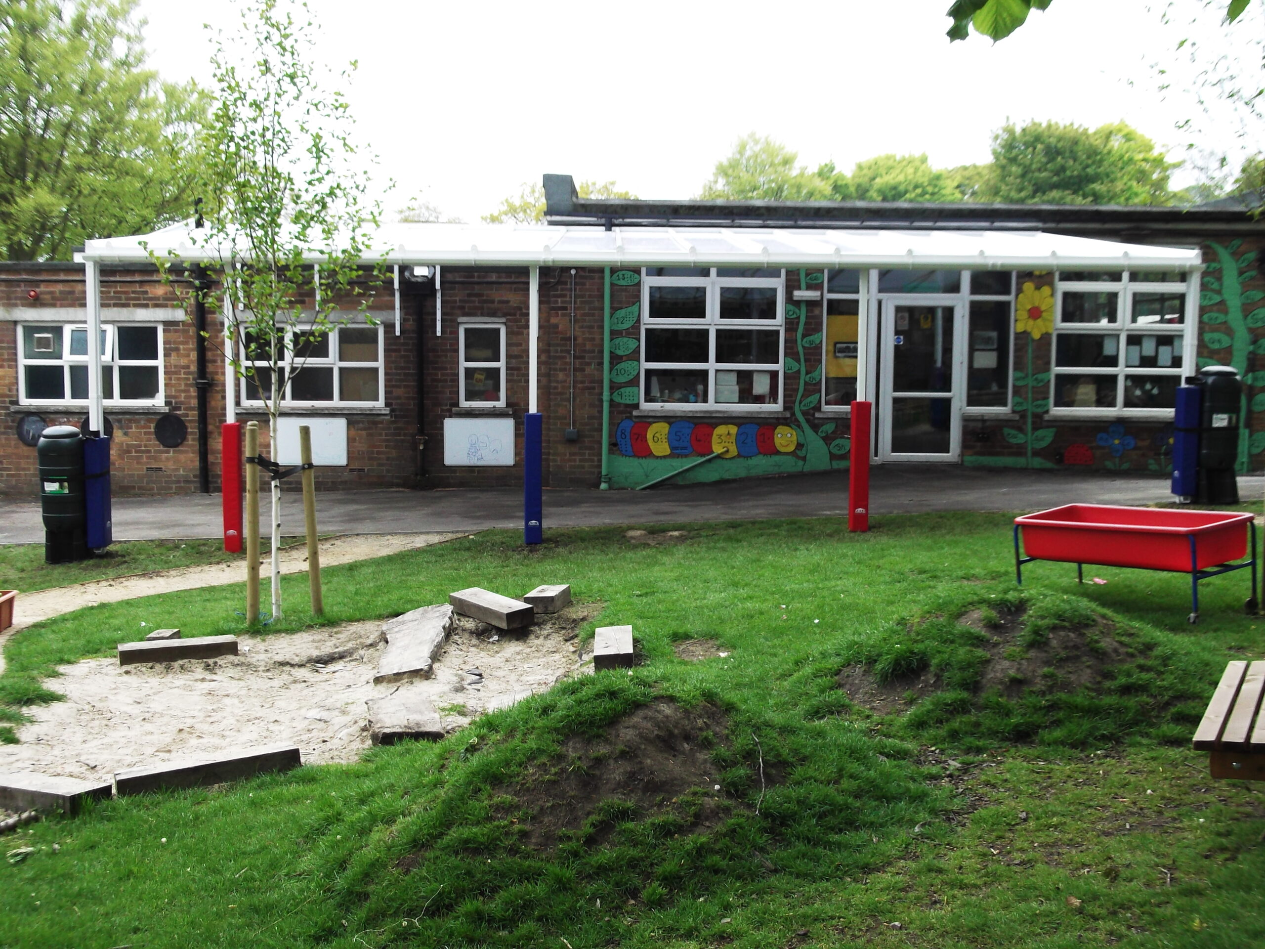 Totley Primary School, Sheffield - Wall Mounted Canopy - Able Canopies