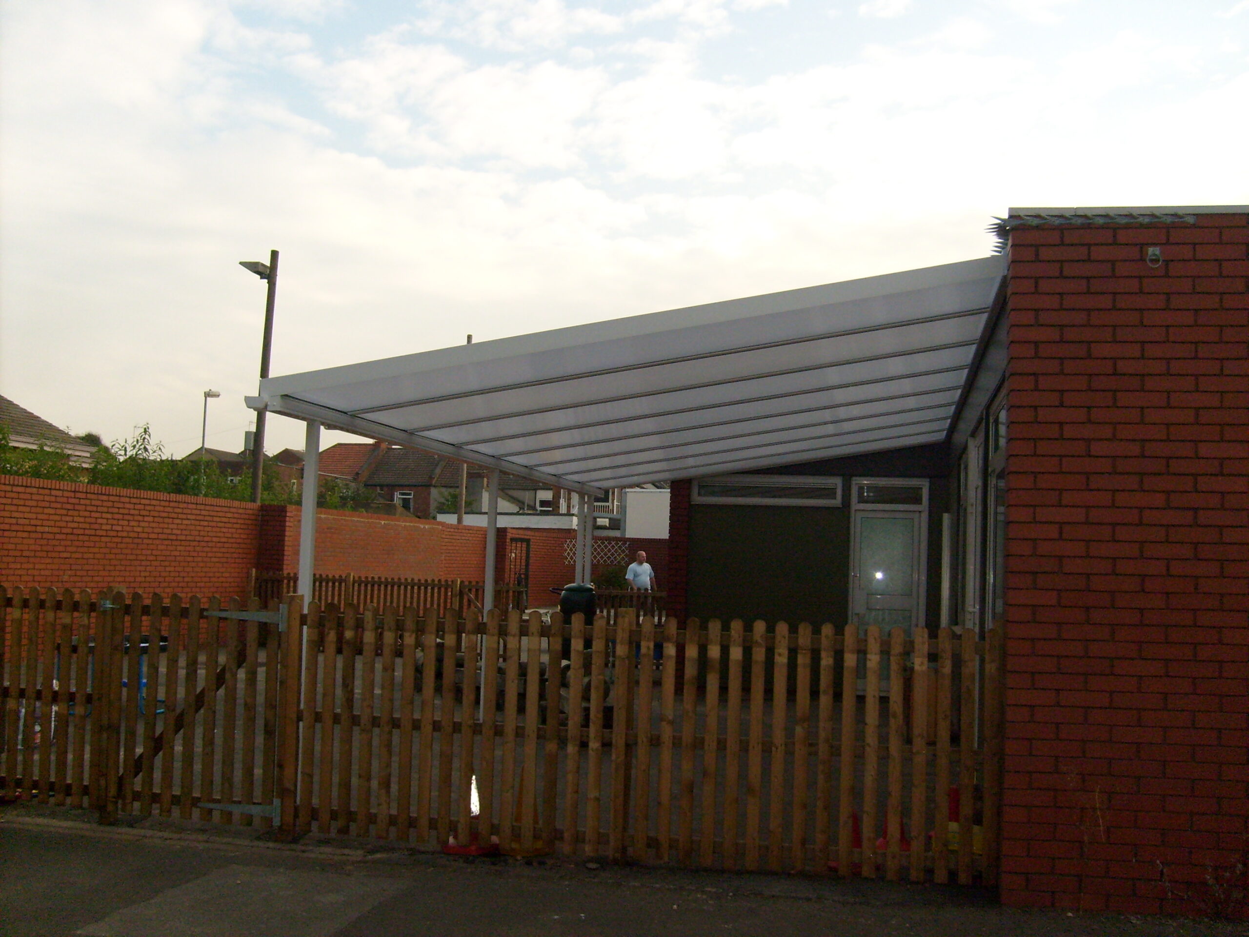 Vernon Terrace Lower School, Northampton - Wall Mounted Canopy - Able ...