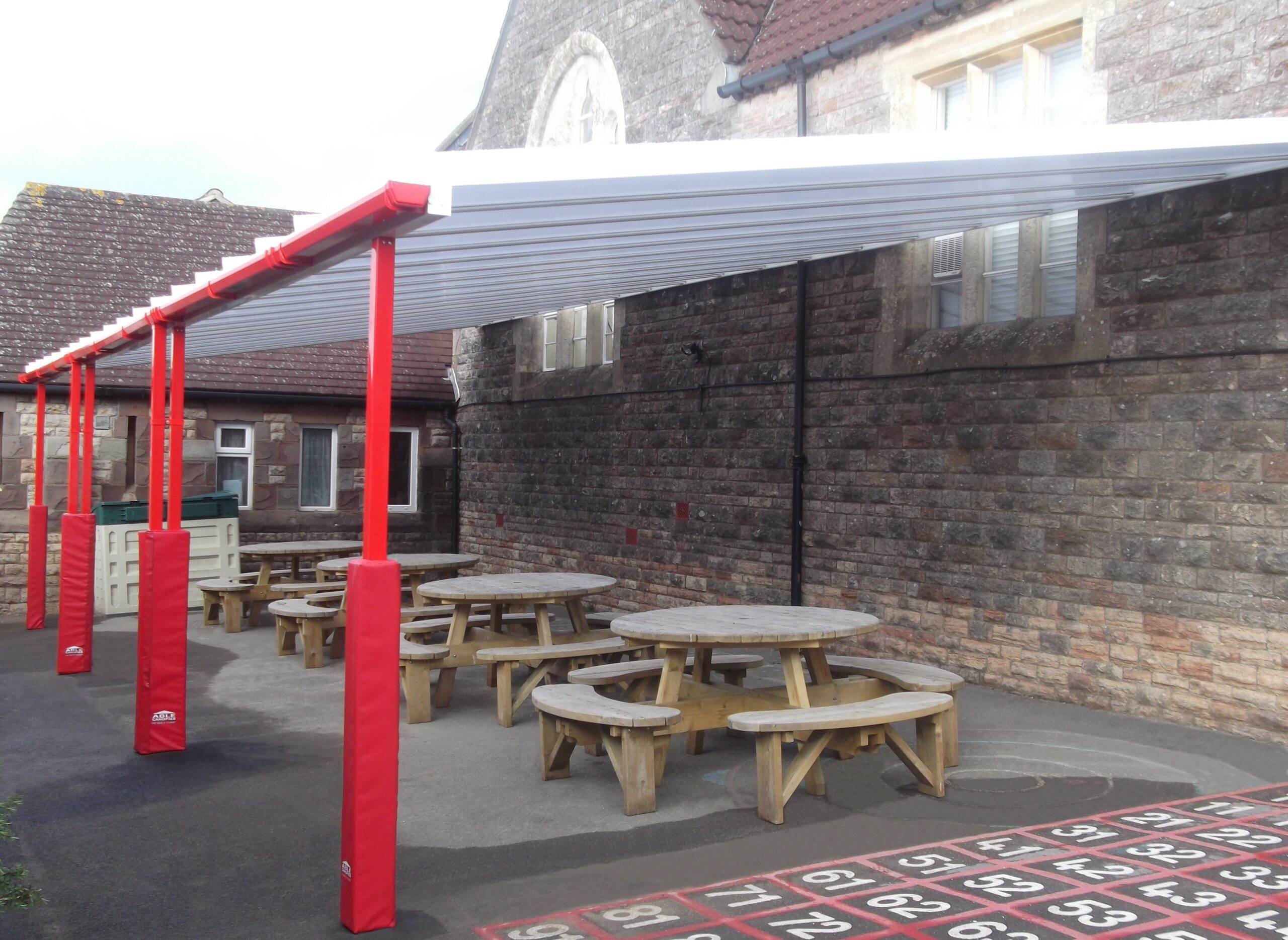Wraxall C of E Voluntary Aided Primary School - Wall Mounted Canopy ...