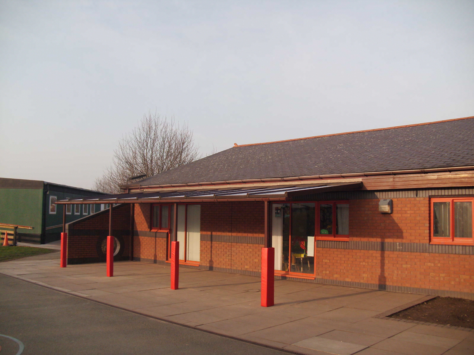 Ysgol Plas Coch County Primary School - Wall Mounted Canopy - Fourth ...