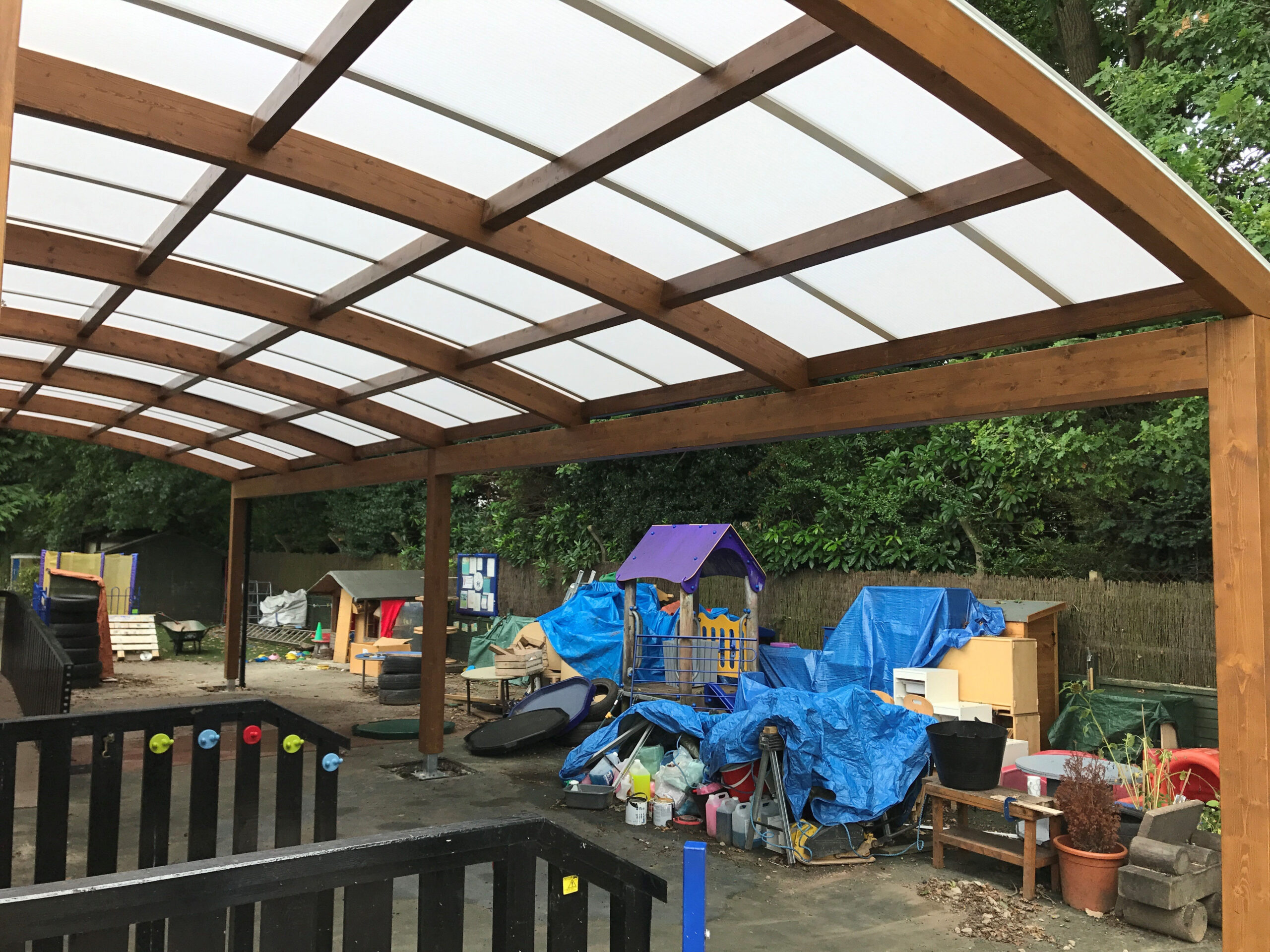 Acorn Under Fives, Timber Canopy - Able Canopies Ltd