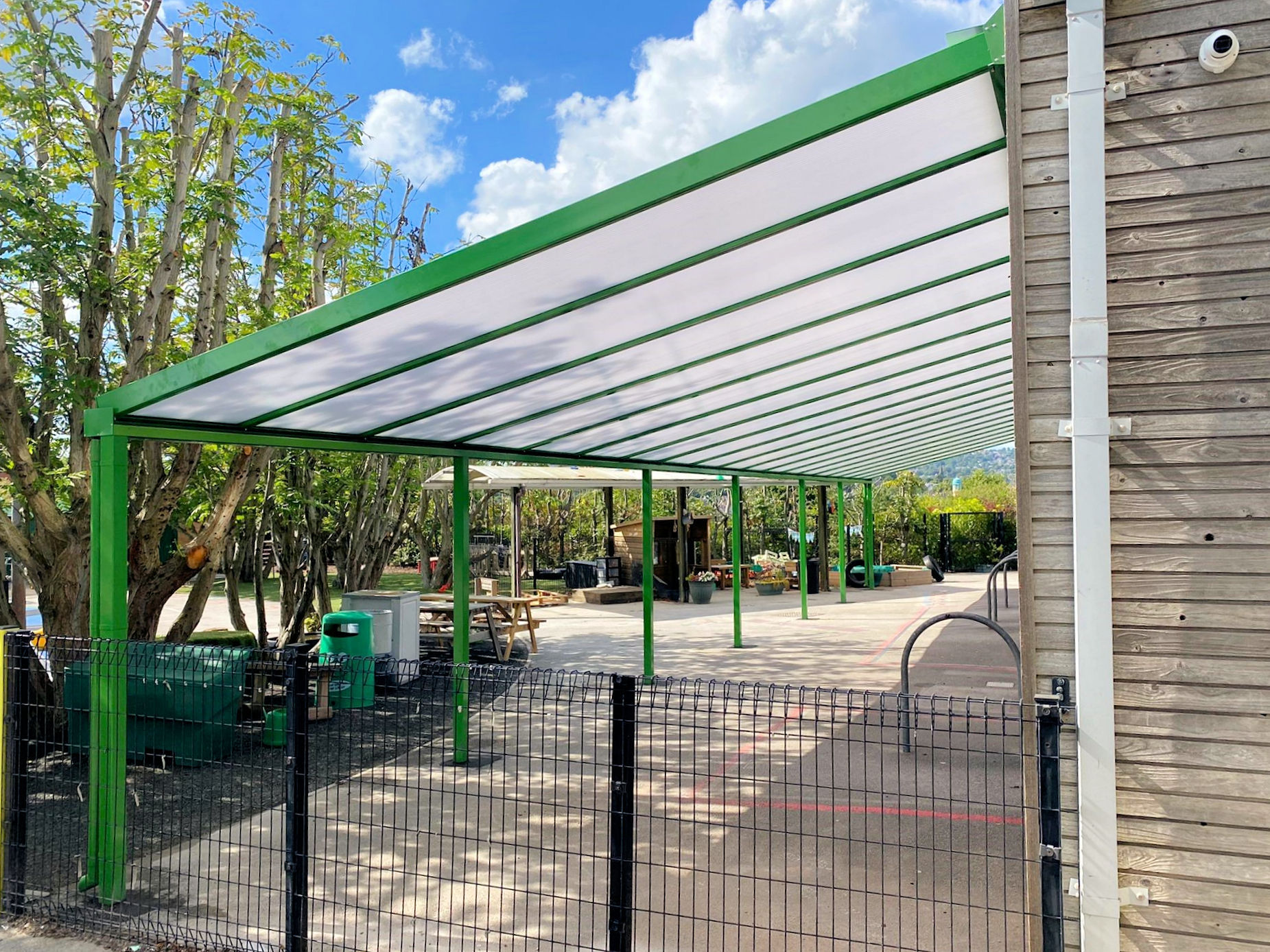 Anns Grove Primary School | School Canopy | Wall Mounted Canopy - Able ...