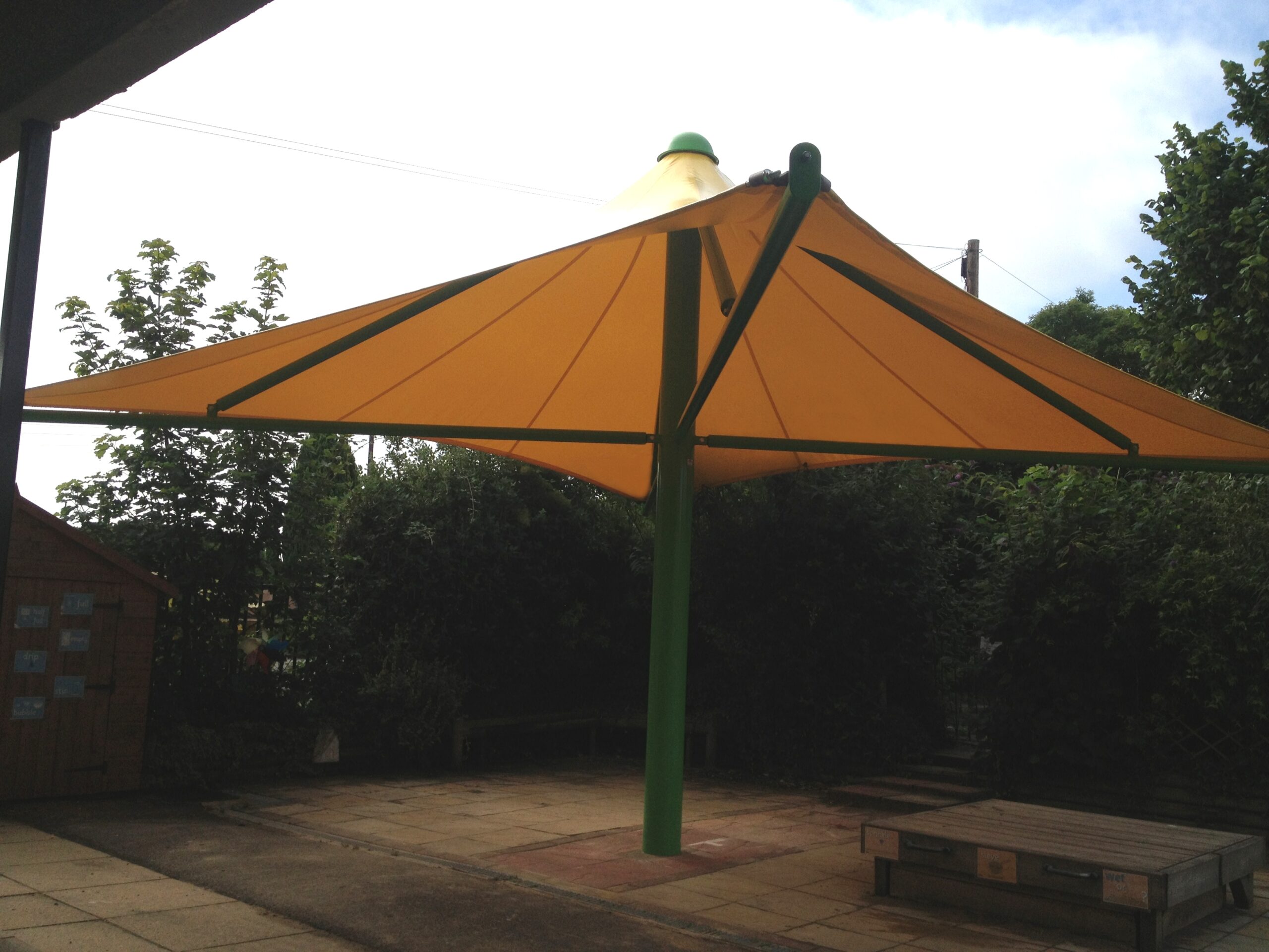 Bishop Tufnell CE Infant School, First Tensile Umbrella Canopy ...