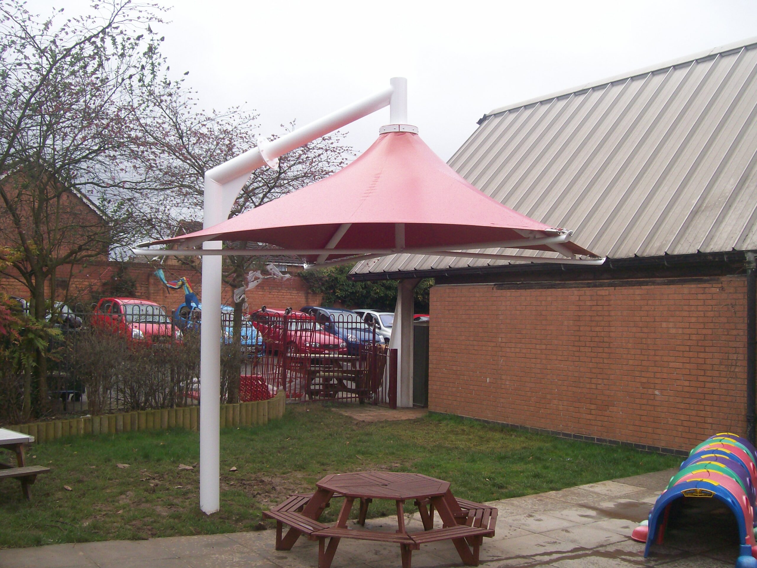 Bordesley Village Primary School Case Study | Tensile Canopy | Canopies ...