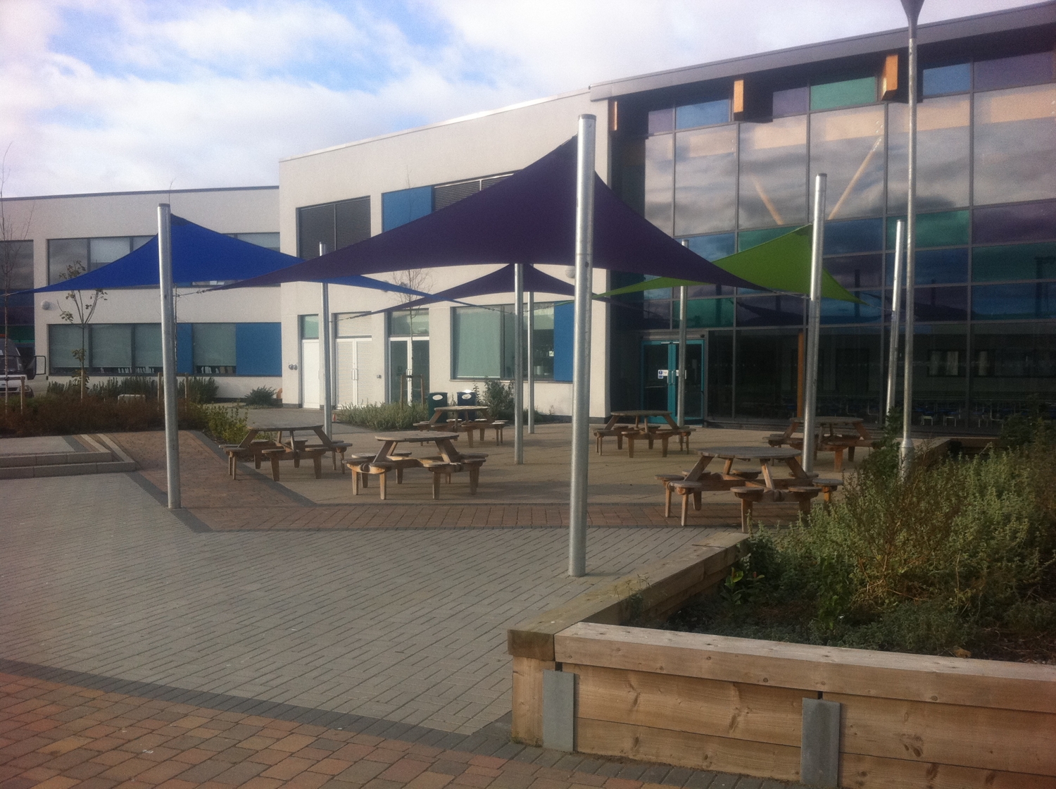 Challney High School for Girls, Shade Sails - Able Canopies
