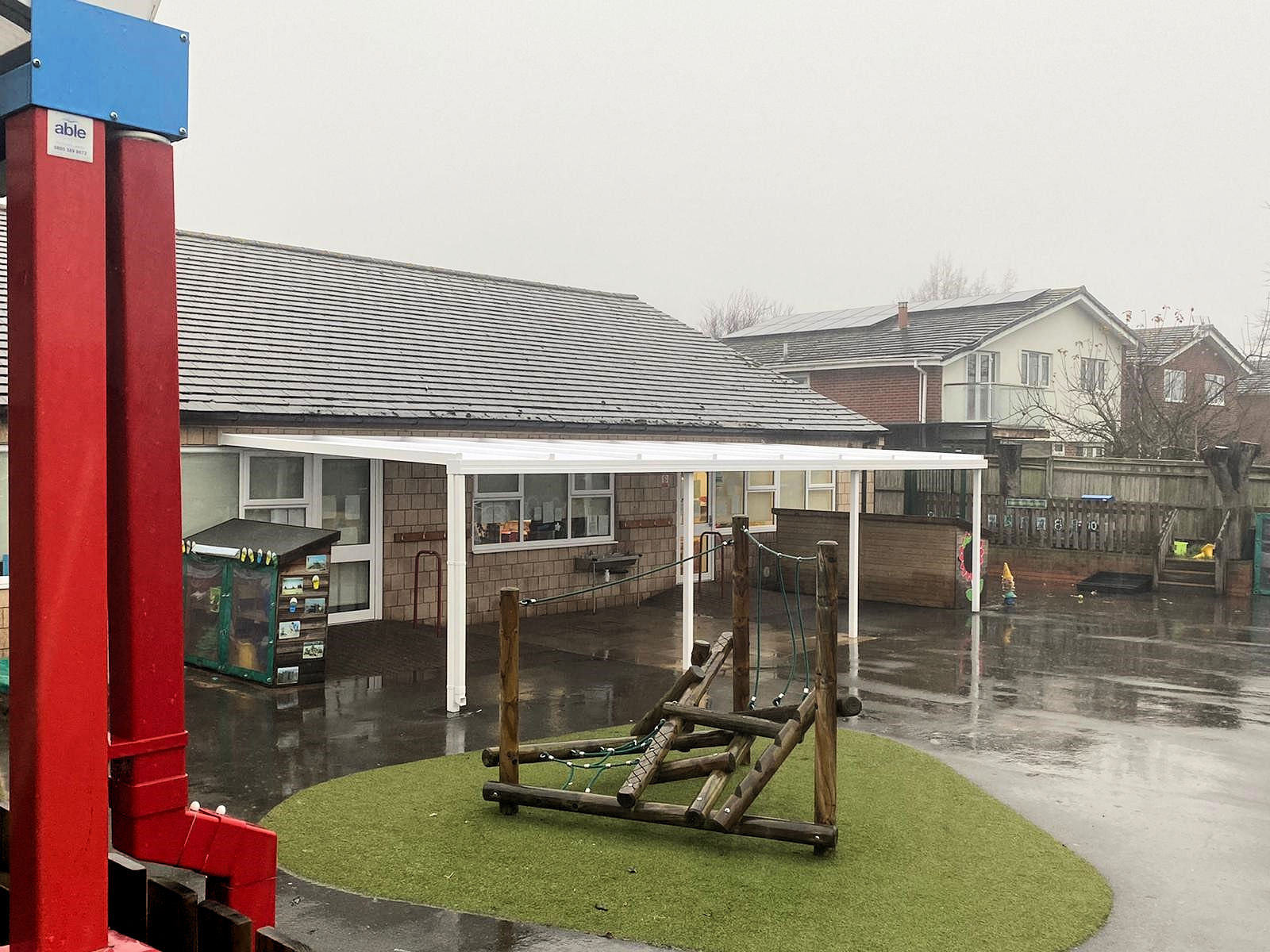 Cliffedale Primary School | Wall Mounted Canopy | School Canopy | Able ...
