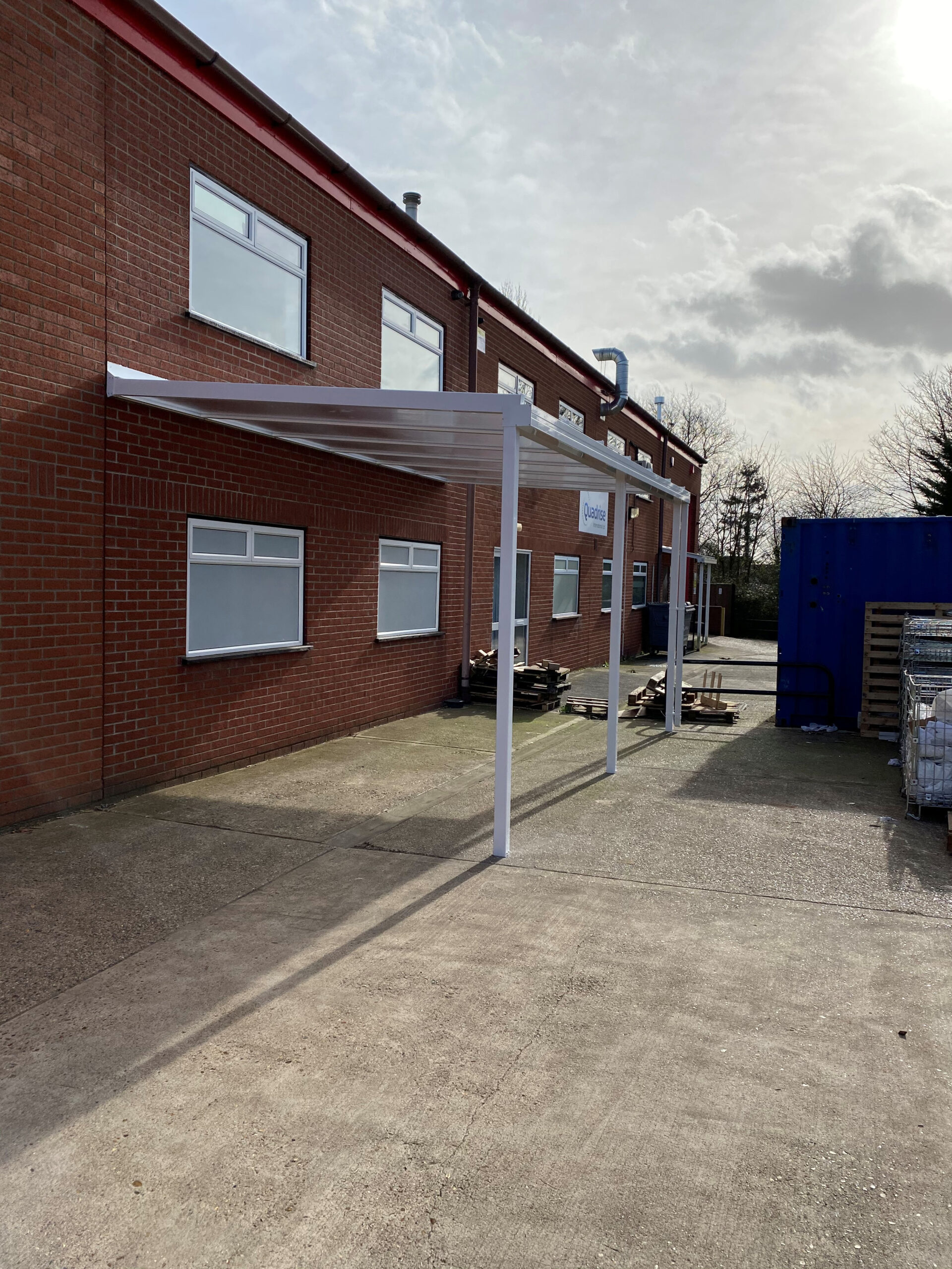The DS Group, Wall Mounted Canopy - Able Canopies Ltd