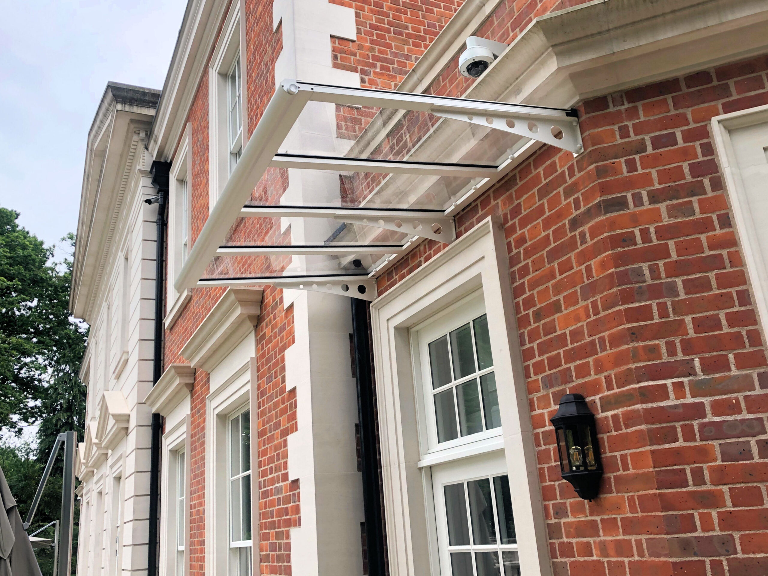 Domestic install in London, Tenby Entrance Canopy - Able Canopies Ltd