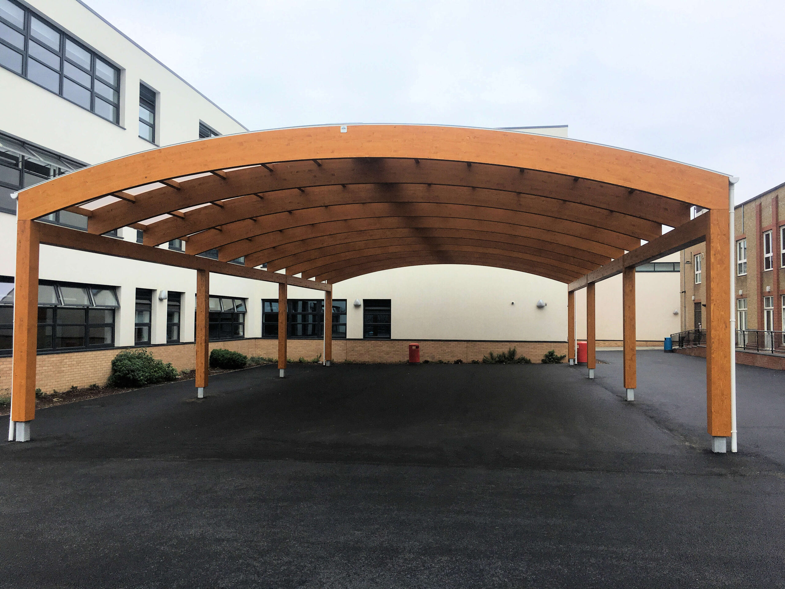 Eastbury Community School, Timber Canopy - Able Canopies Ltd