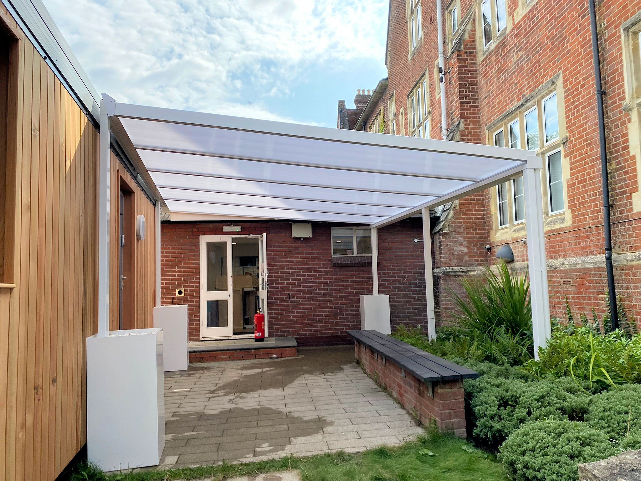 Epsom College | Free Standing Canopy - Able Canopies Ltd