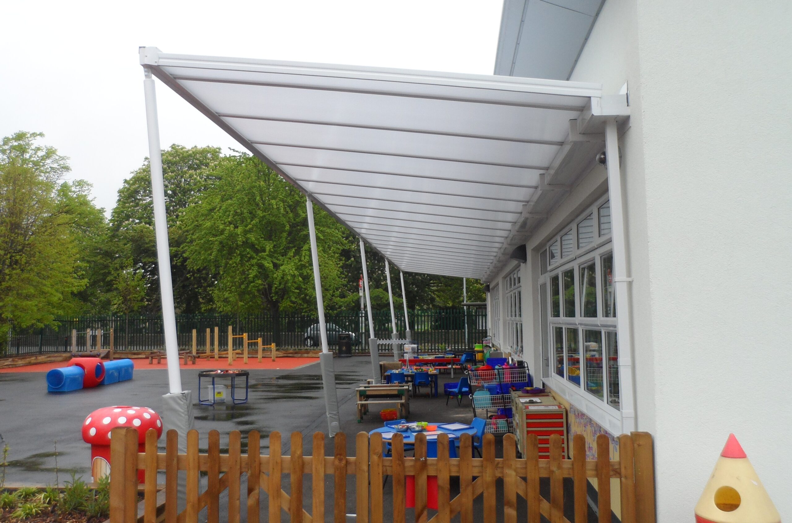 Gordonbrock Primary School, London - Wall Mounted Canopy