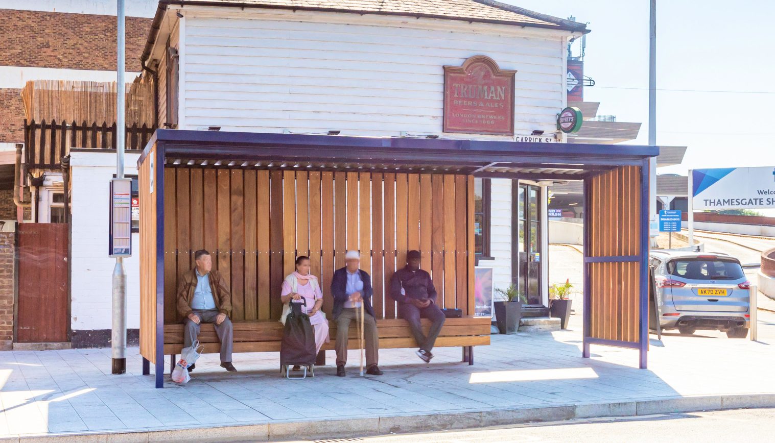 Waiting Shelters - Covered Drop Off and Pick Up Points