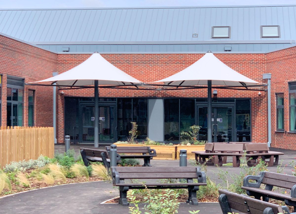 Hazelbrook SEN School, Umbrellas - Able Canopies Ltd