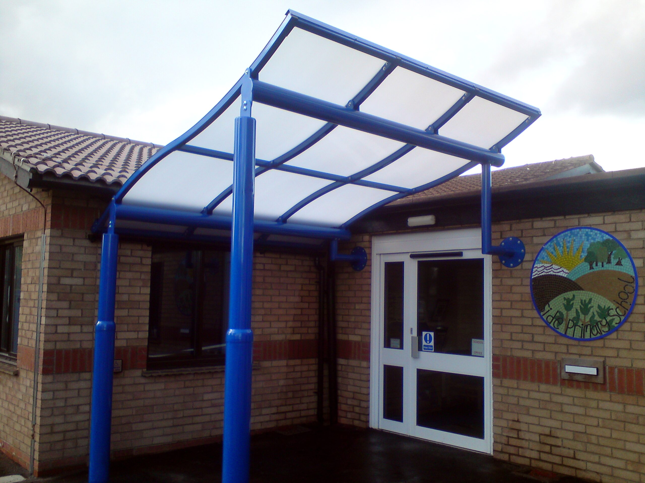 Hillside Primary School - Entrance Canopy - Able Canopies