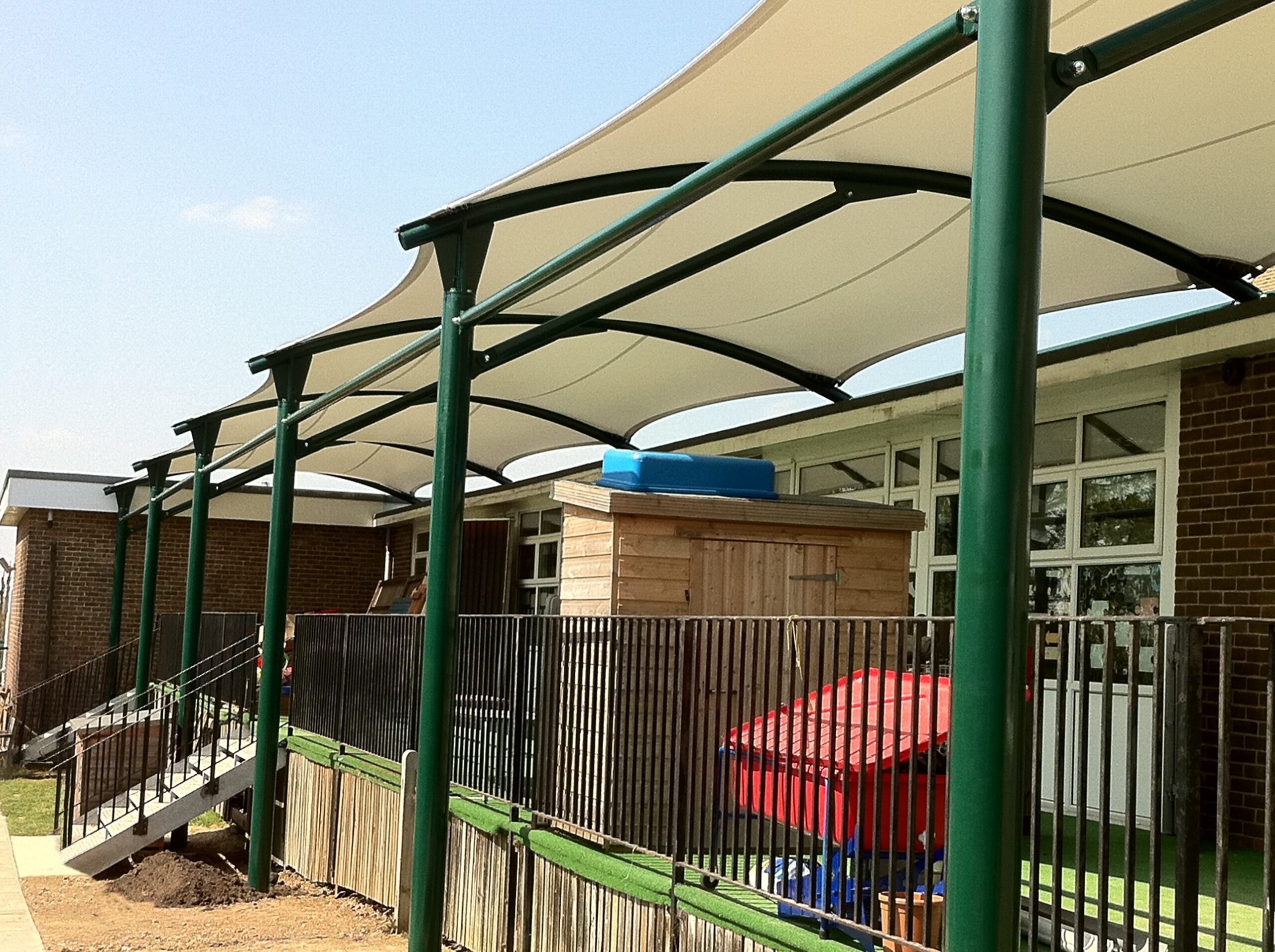 Hurstpierpoint College Case Study | Tensile Walkway | Canopies | UK ...