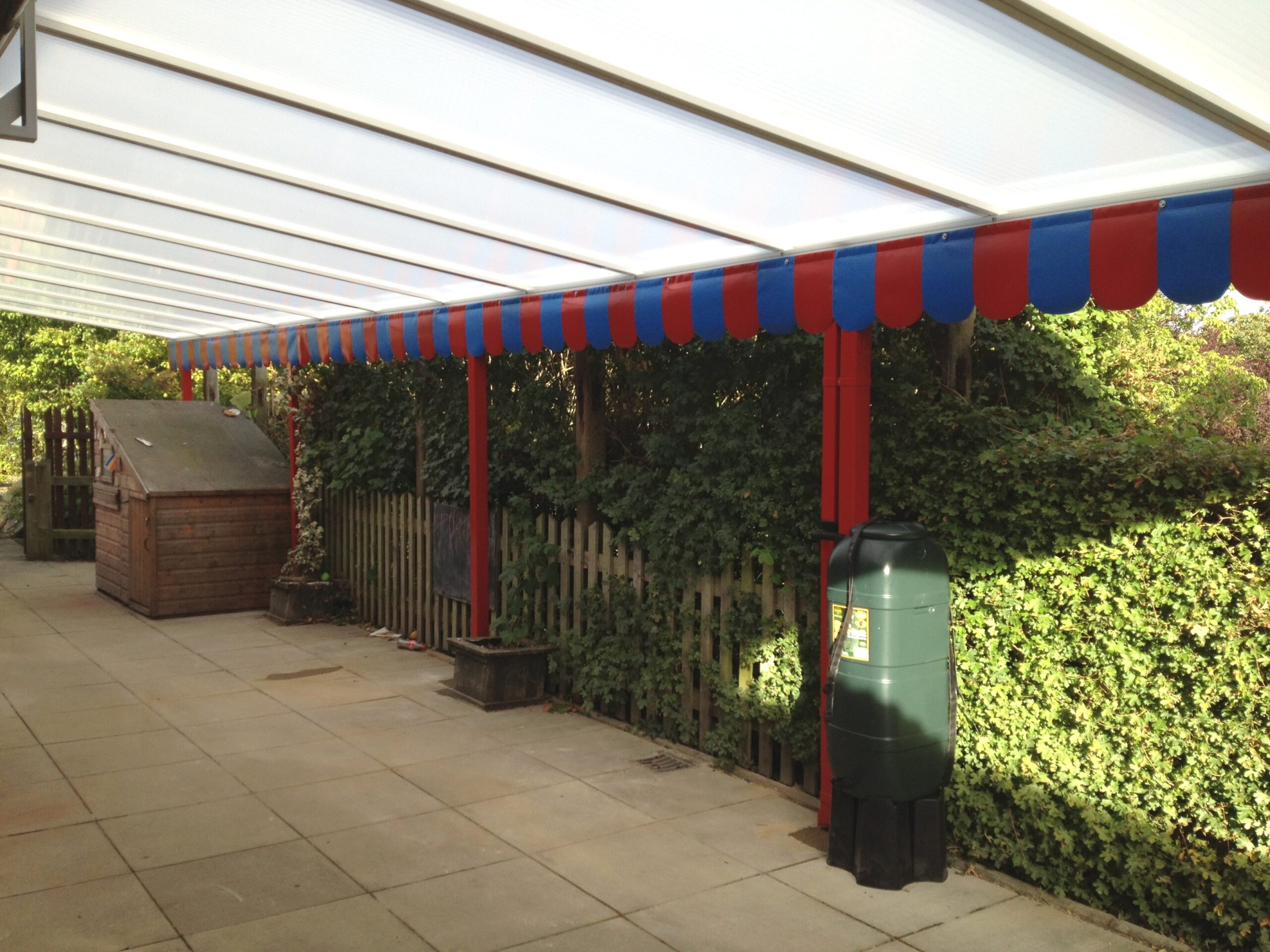 Ickworth Park CE Primary School, Bury St Edmunds - Wall Mounted Canopy ...