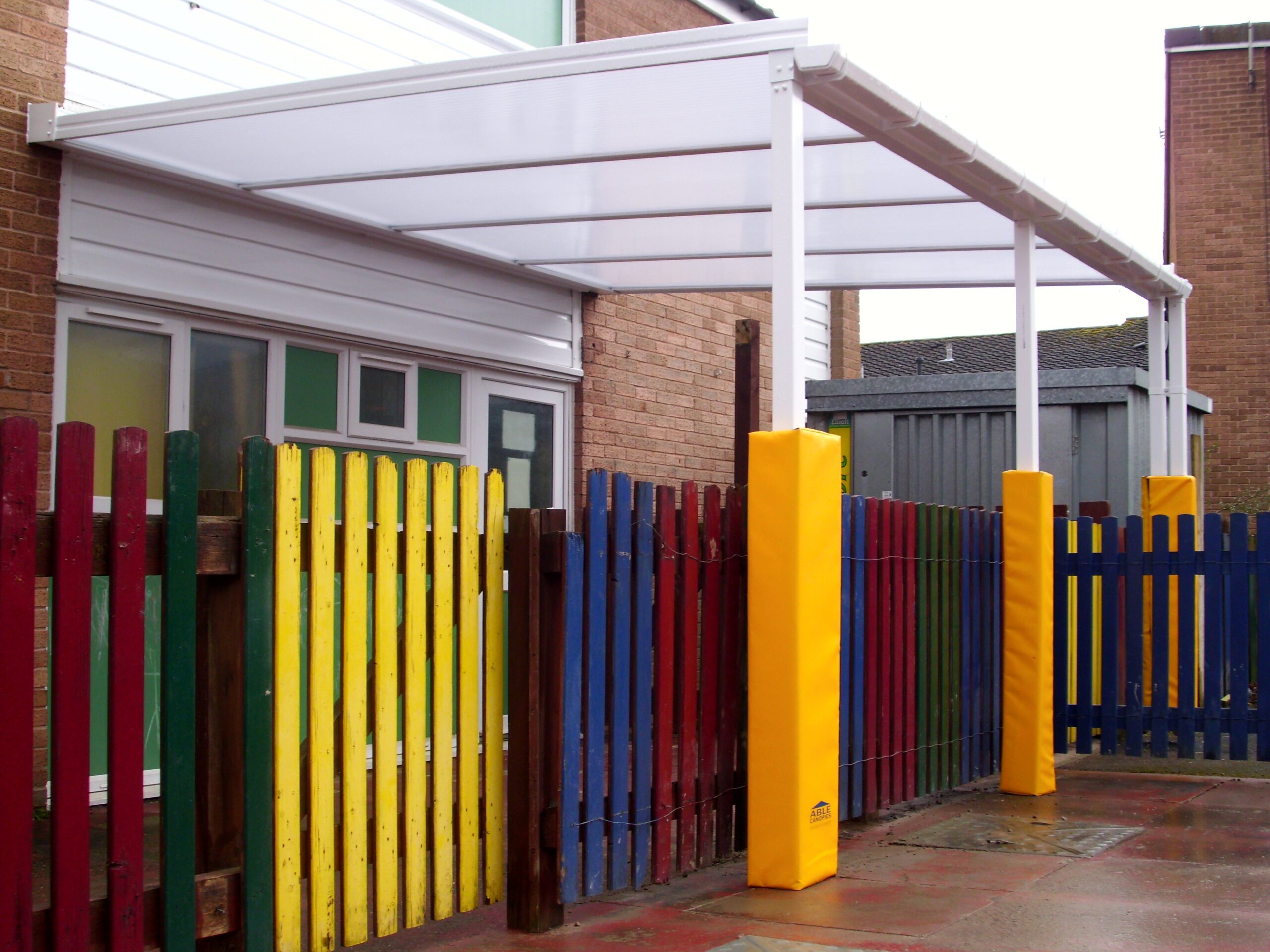 Idwal Family Centre - Wall Mounted Canopy - Able Canopies