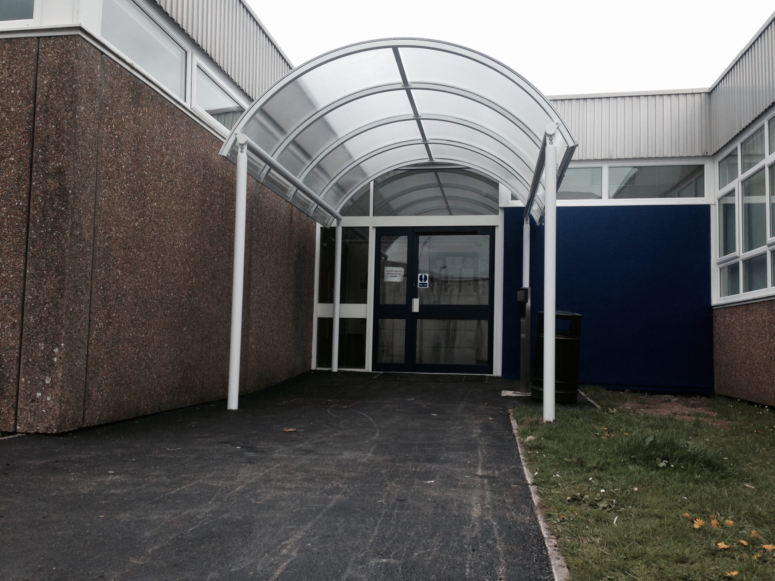 Tredegar Comprehensive School, Cardiff - Able Canopies Ltd.