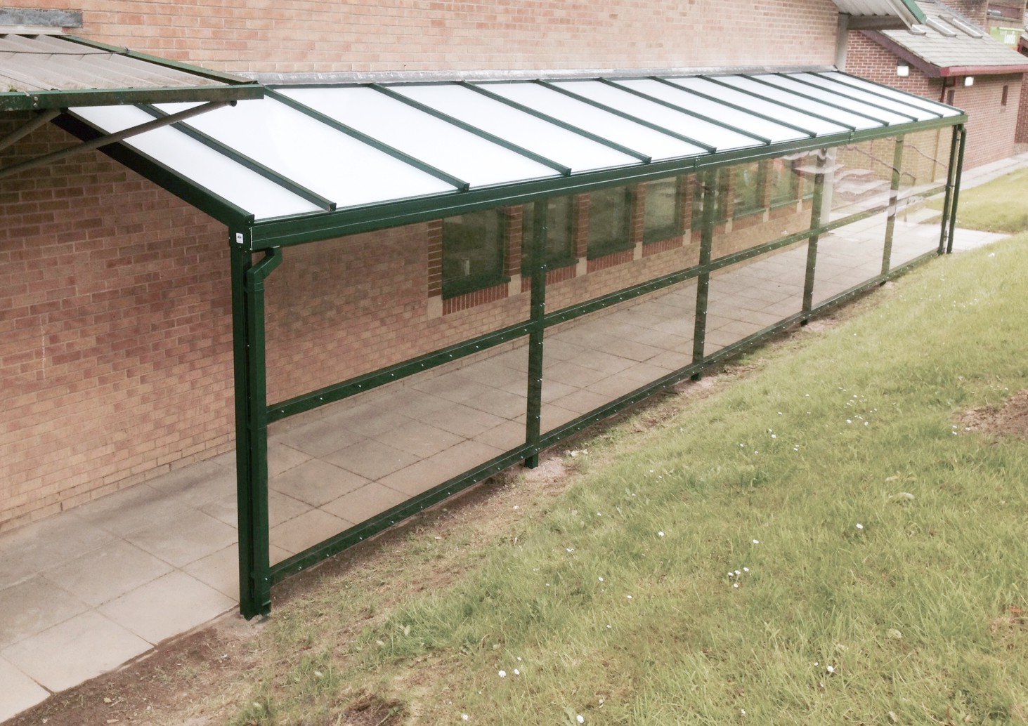 Infantry Training Centre Catterick, Wall Mounted Canopy - Able Canopies