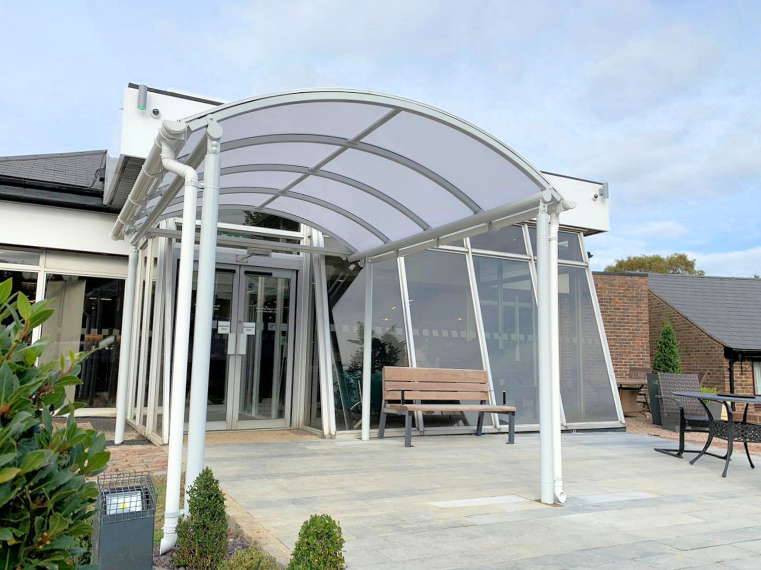 Leaf Hotels Group | Free Standing Canopy | Able Canopies Ltd.