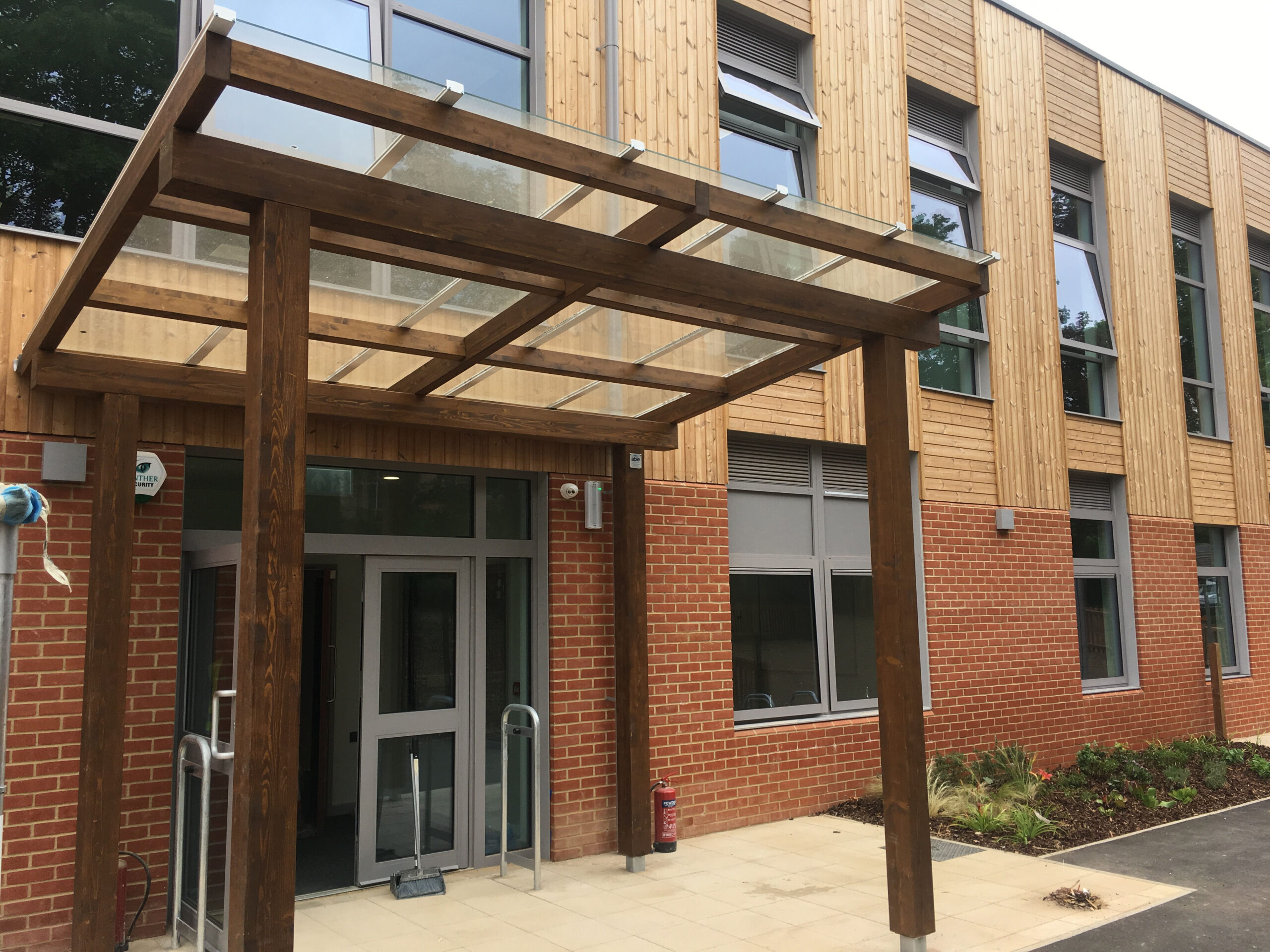 Magna Carta Primary School, Timber Canopy - Able Canopies Ltd