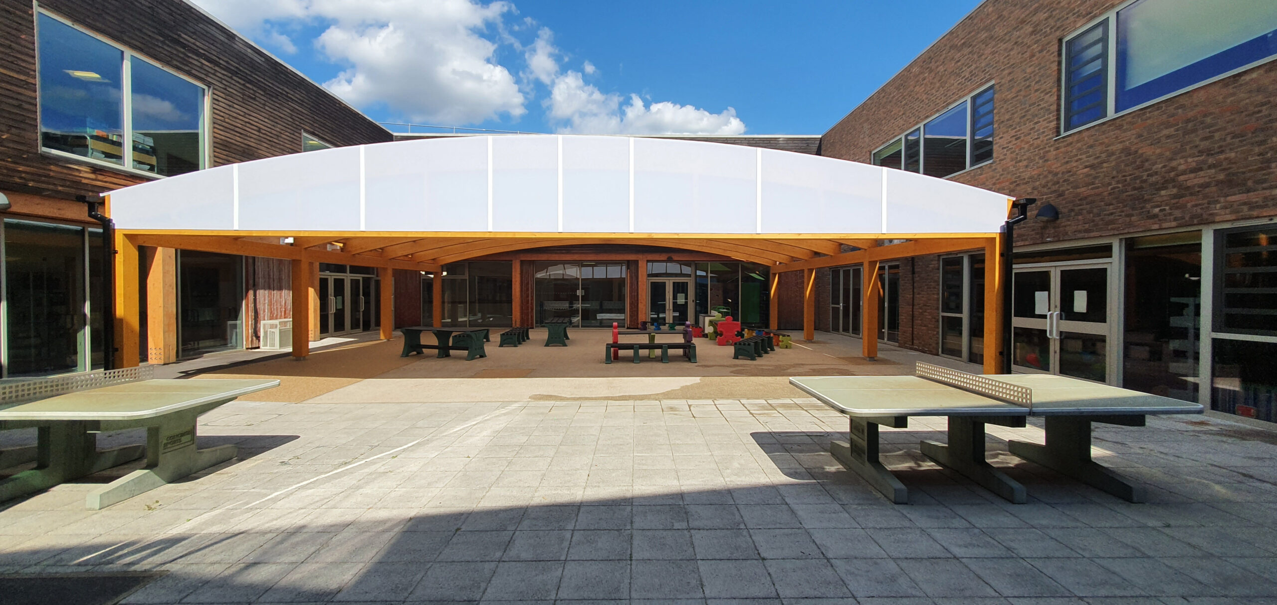 Manor Longbridge Infant School | Free Standing Canopy | School Canopy ...